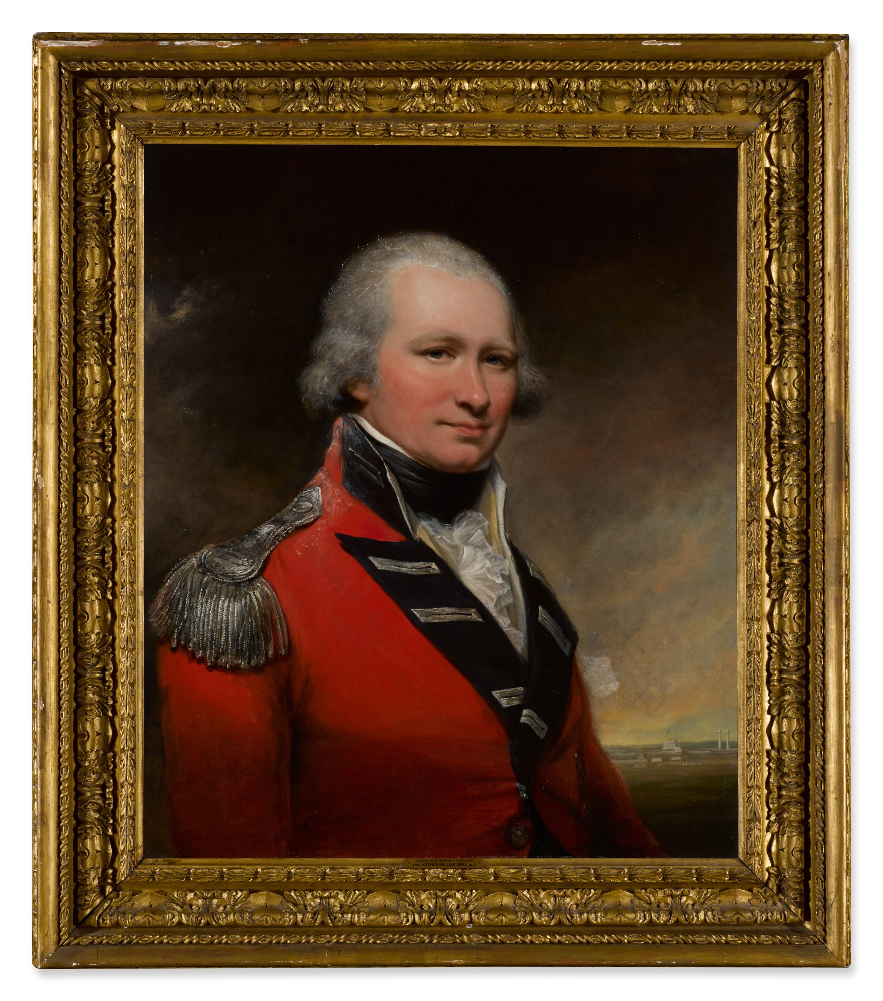 Portrait of a Captain, possibly David Baird, half-length, before the ...
