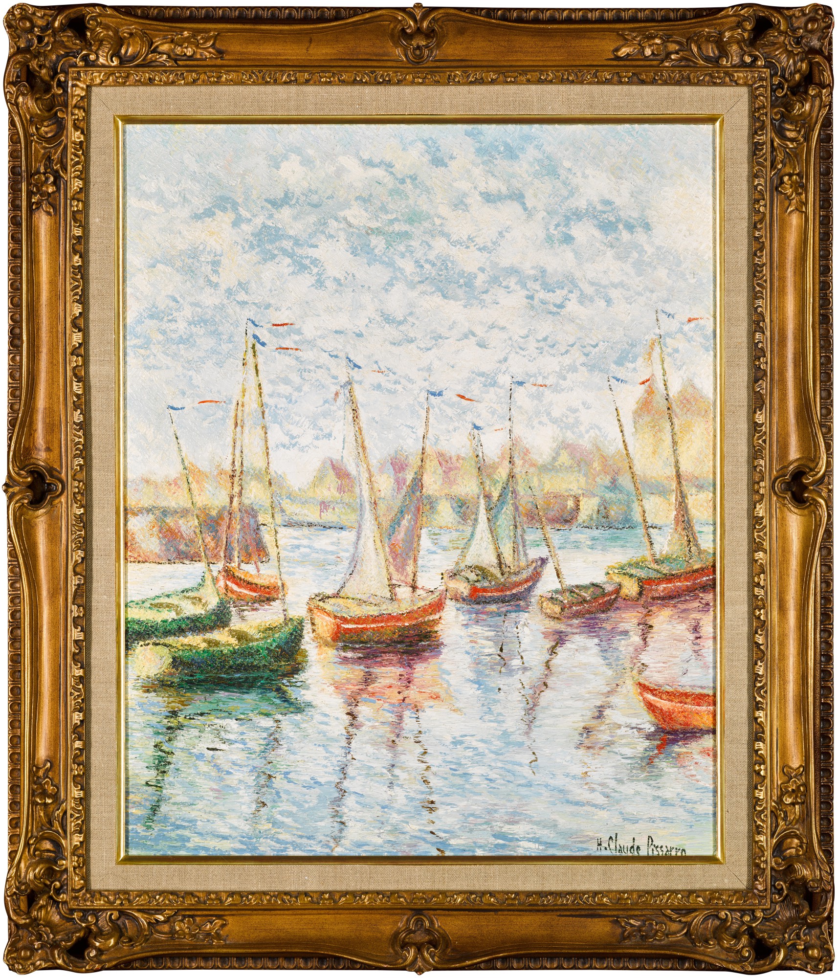 Les barques rouges | Modern Art Online including Works from the ...
