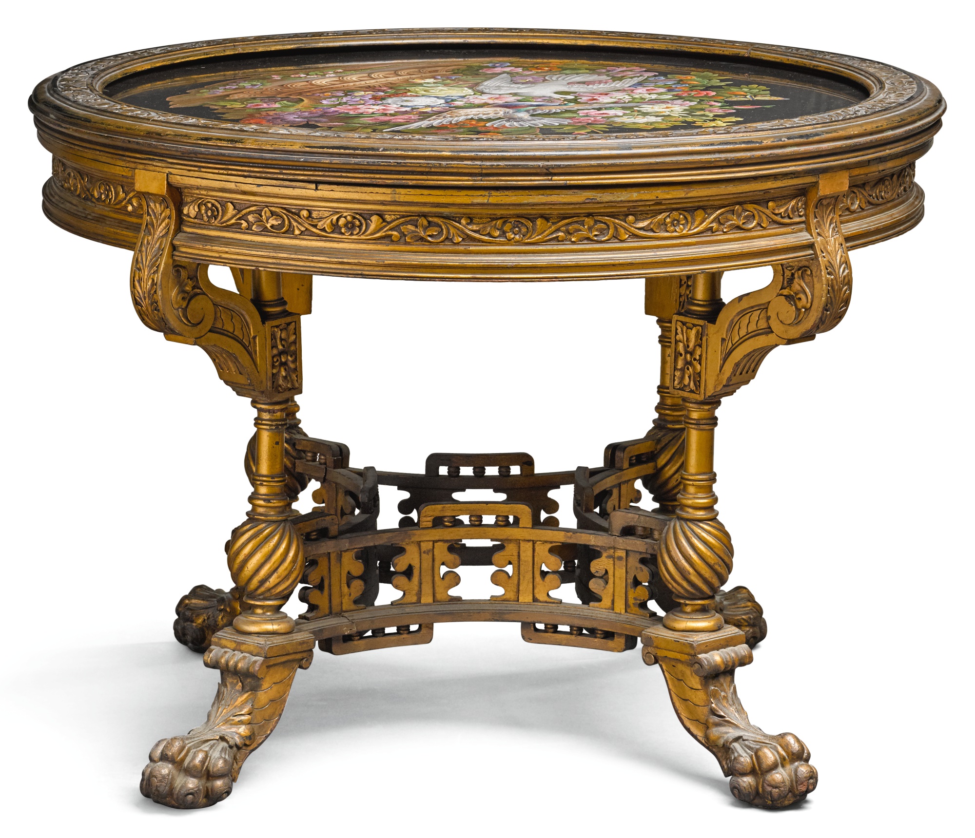 AN ITALIAN MICROMOSAIC TABLE, ROME CIRCA 1825-1850 | STONE: Marble and ...