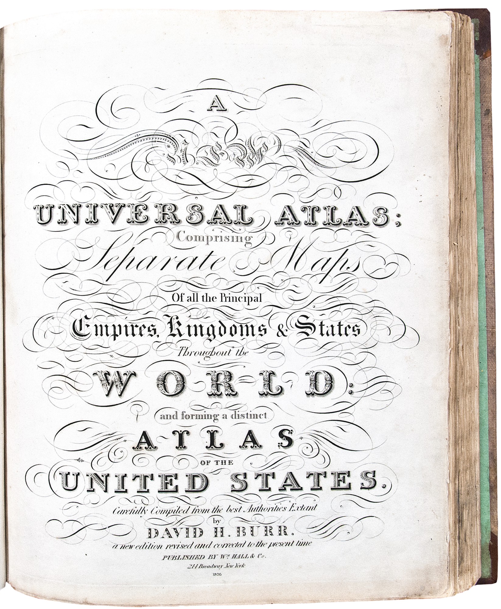 Burr, David H. An important work from one of the great early American ...