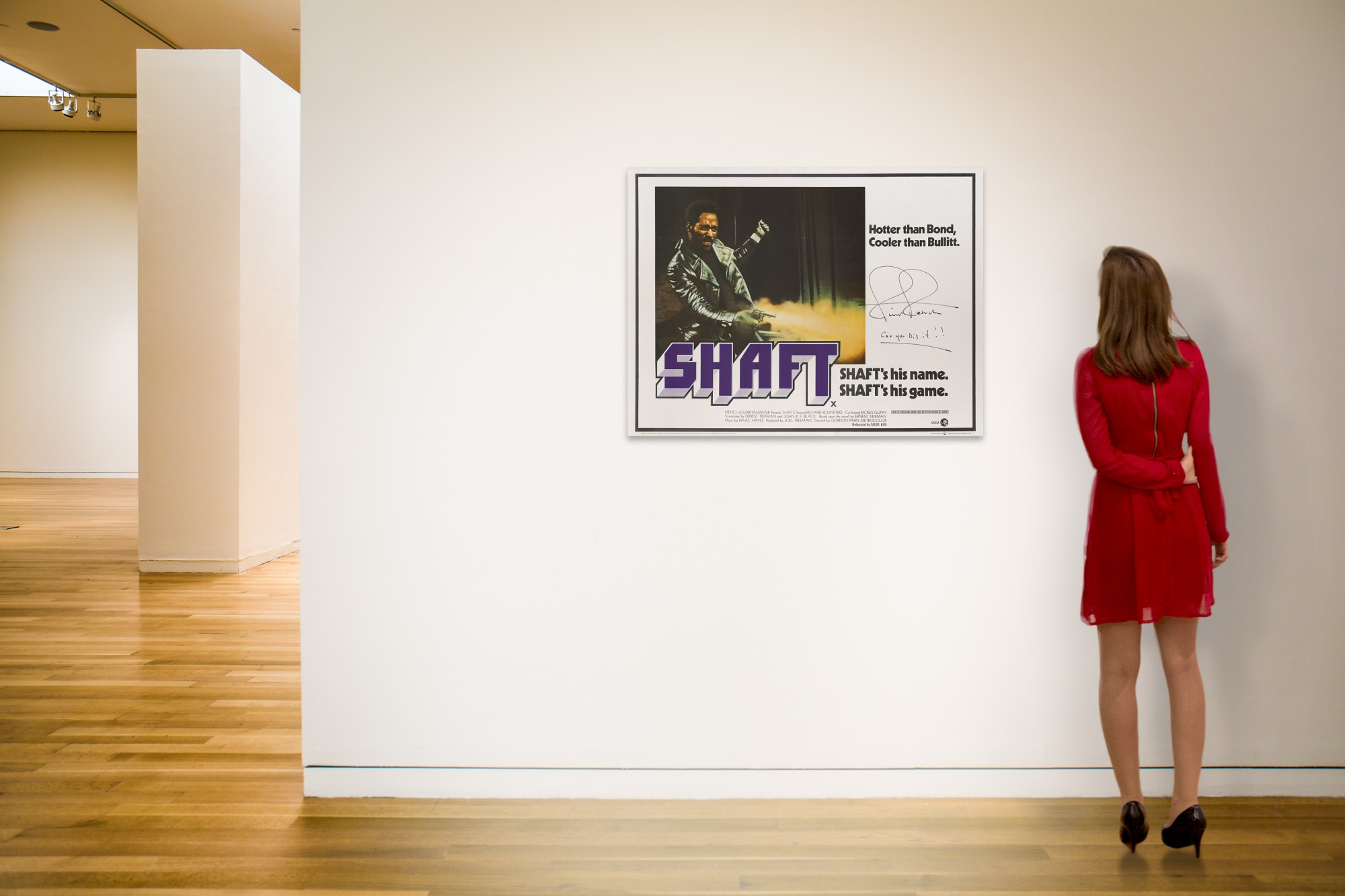 SHAFT (1971) POSTER, BRITISH, SIGNED BY RICHARD ROUNDTREE | Original ...