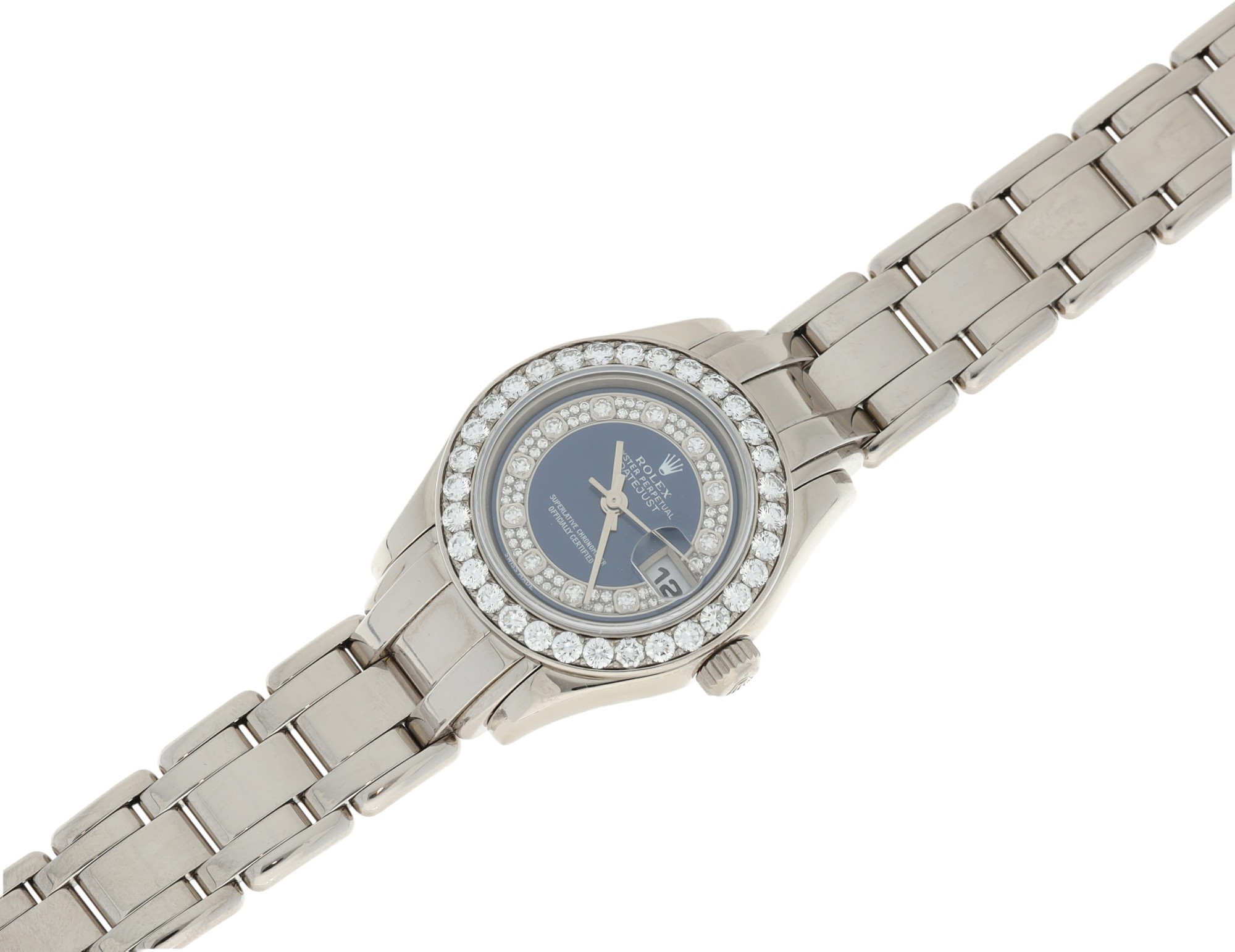 ROLEX | REFERENCE 69299 DATEJUST A WHITE GOLD AND DIAMOND-SET AUTOMATIC ...