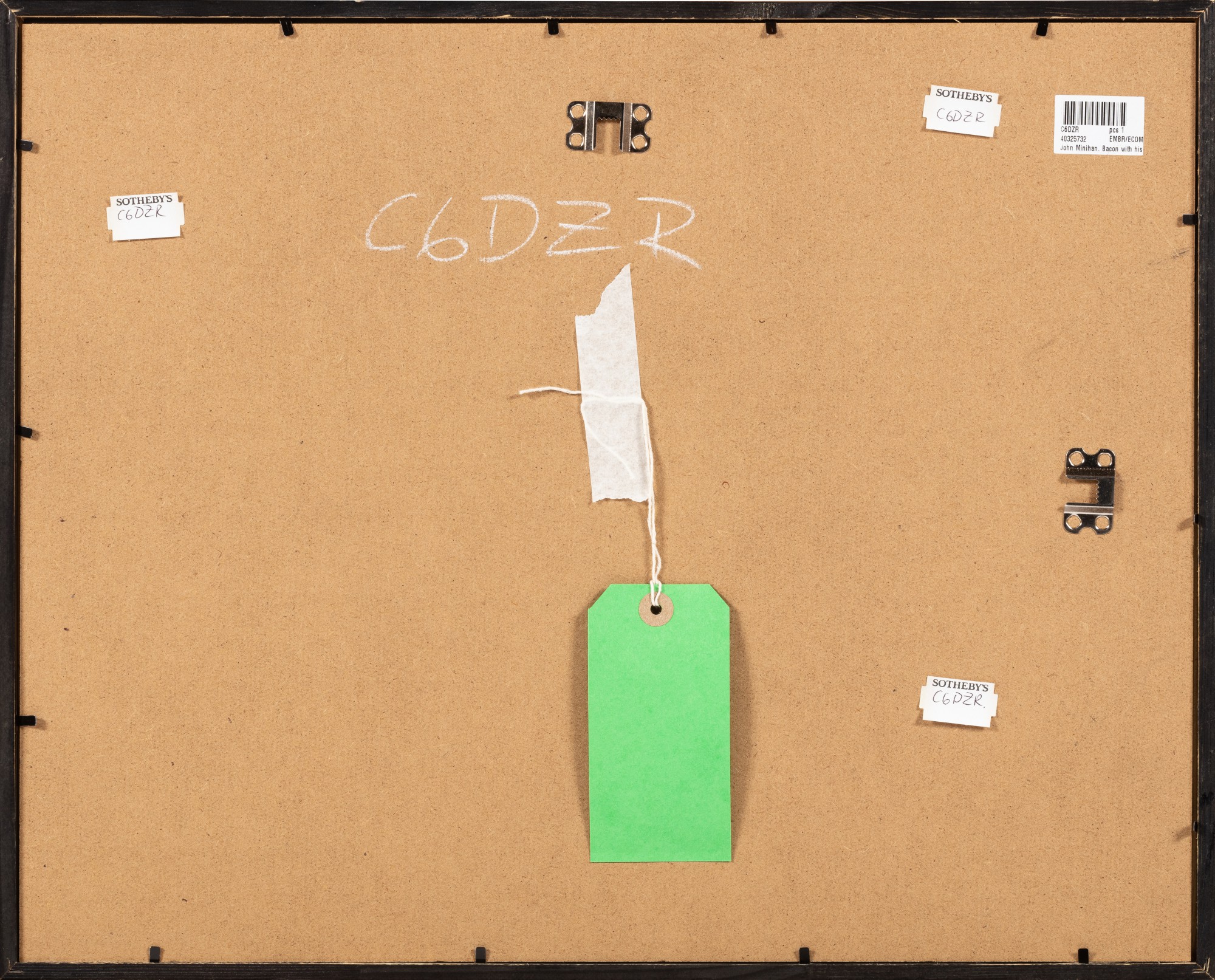 Francis Bacon with his Triptych 1976 at the George Bernard Gallery ...