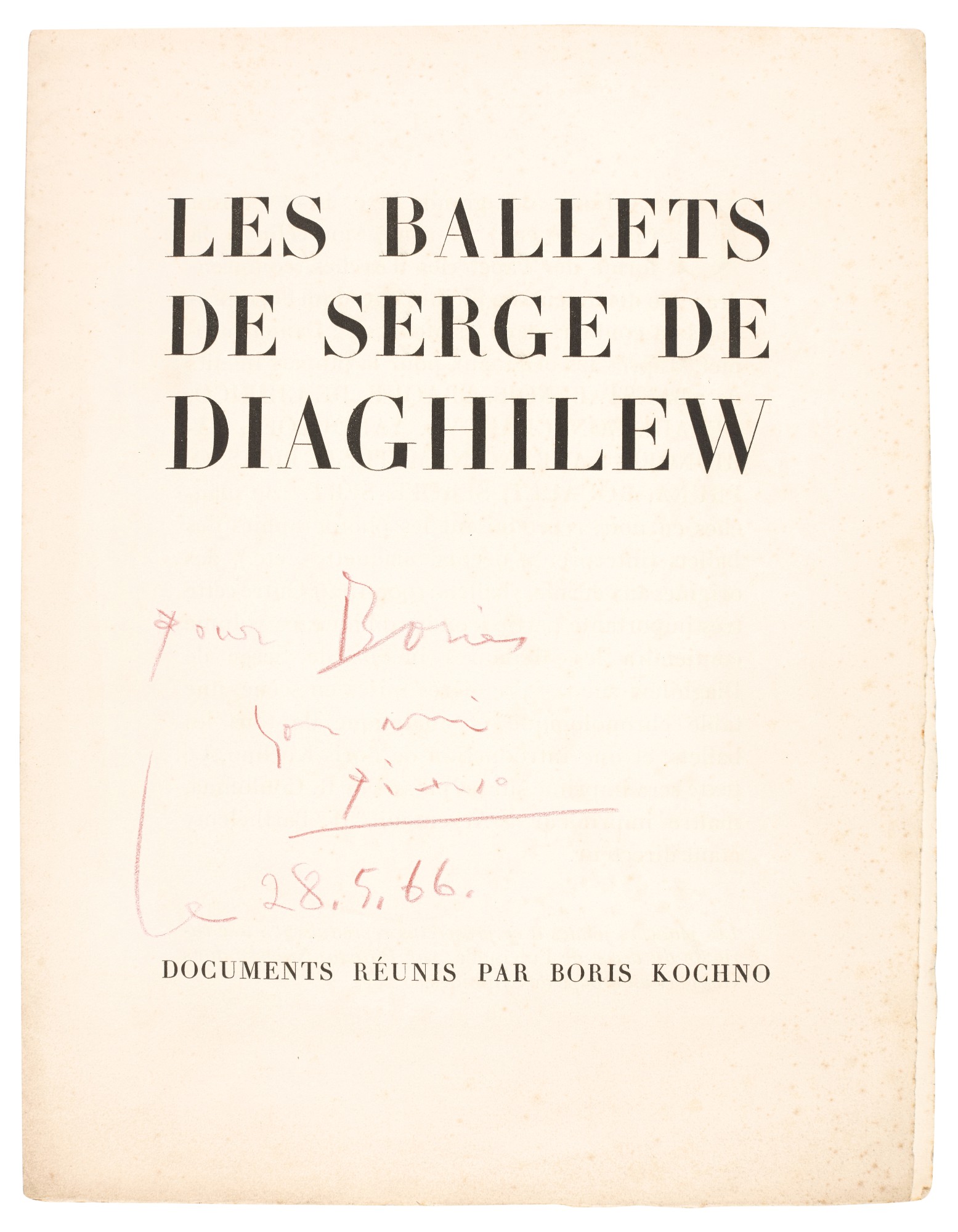 Ballets Russes | A collection, including a signed photo by Anna Pavlova ...