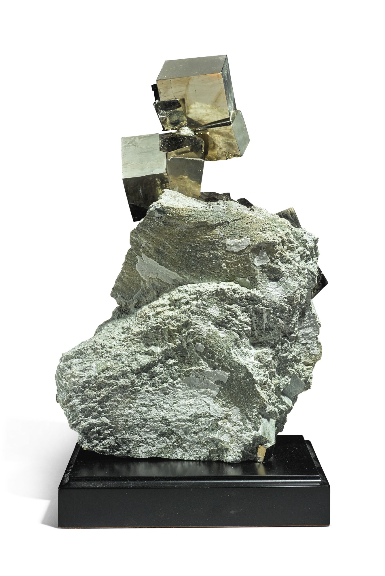 A CLUSTER OF PYRITE CUBES | History of Science and Technology ...