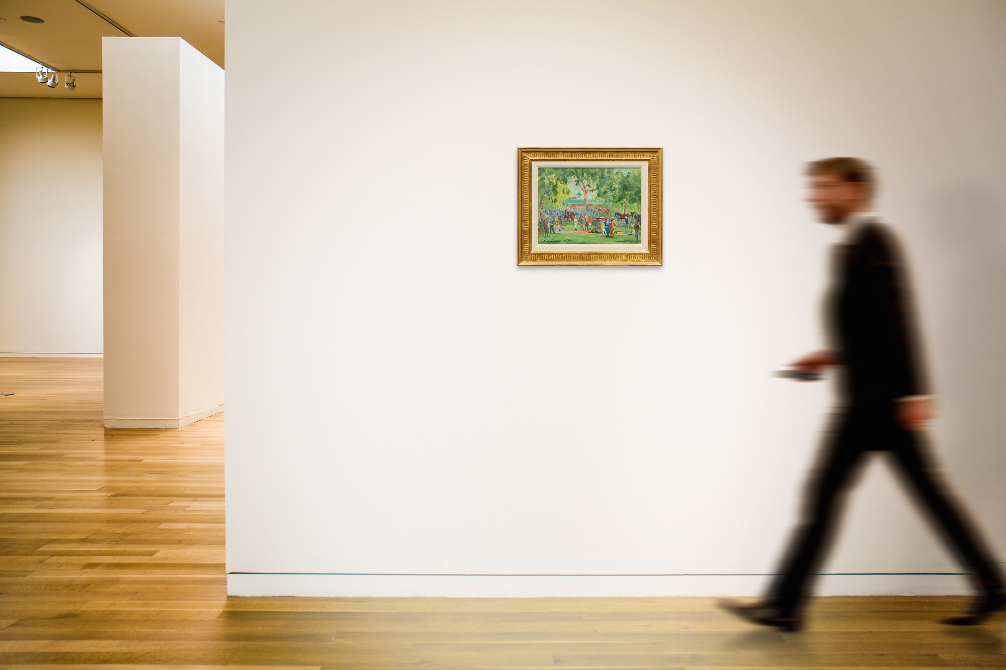 PETER WILLIAMS | VIEW OF THE PADDOCK, AT BELMONT PARK | The Collection ...