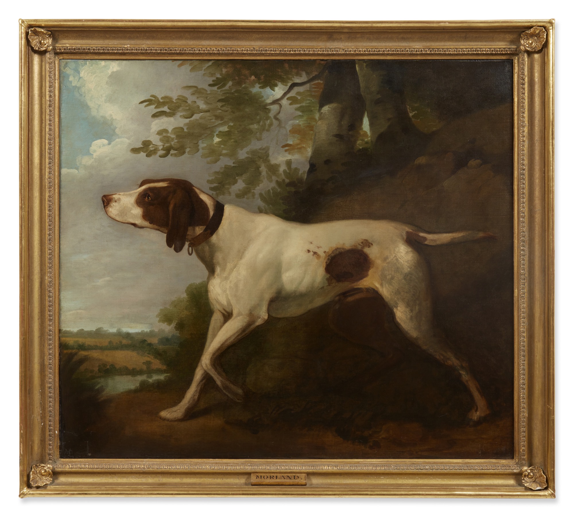 An English Pointer in a Landscape | Hyde Park Antiques: Past, Present ...