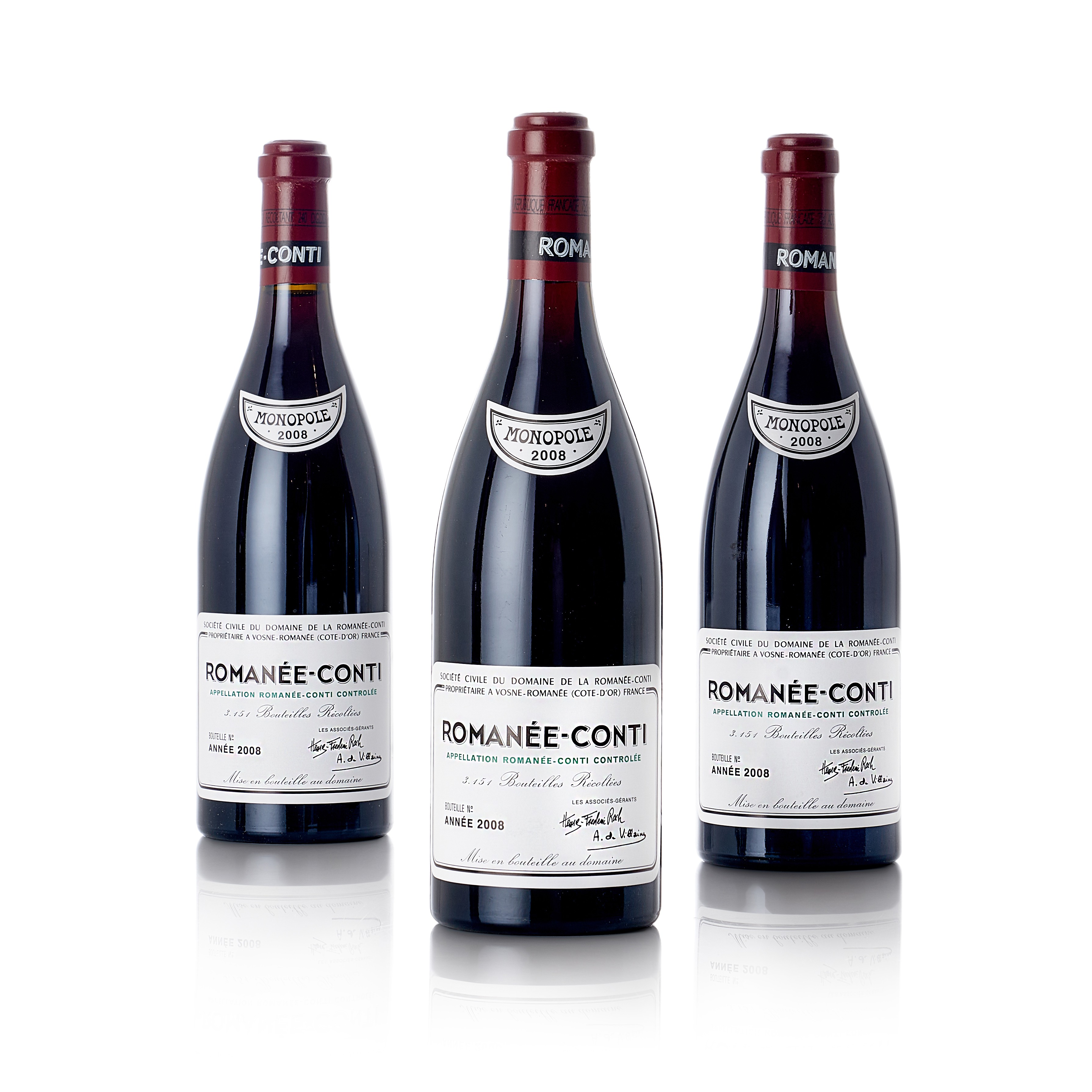 Romanée Conti 2008 Domaine de la Romanée-Conti (3 BT) | A Pristine ...
