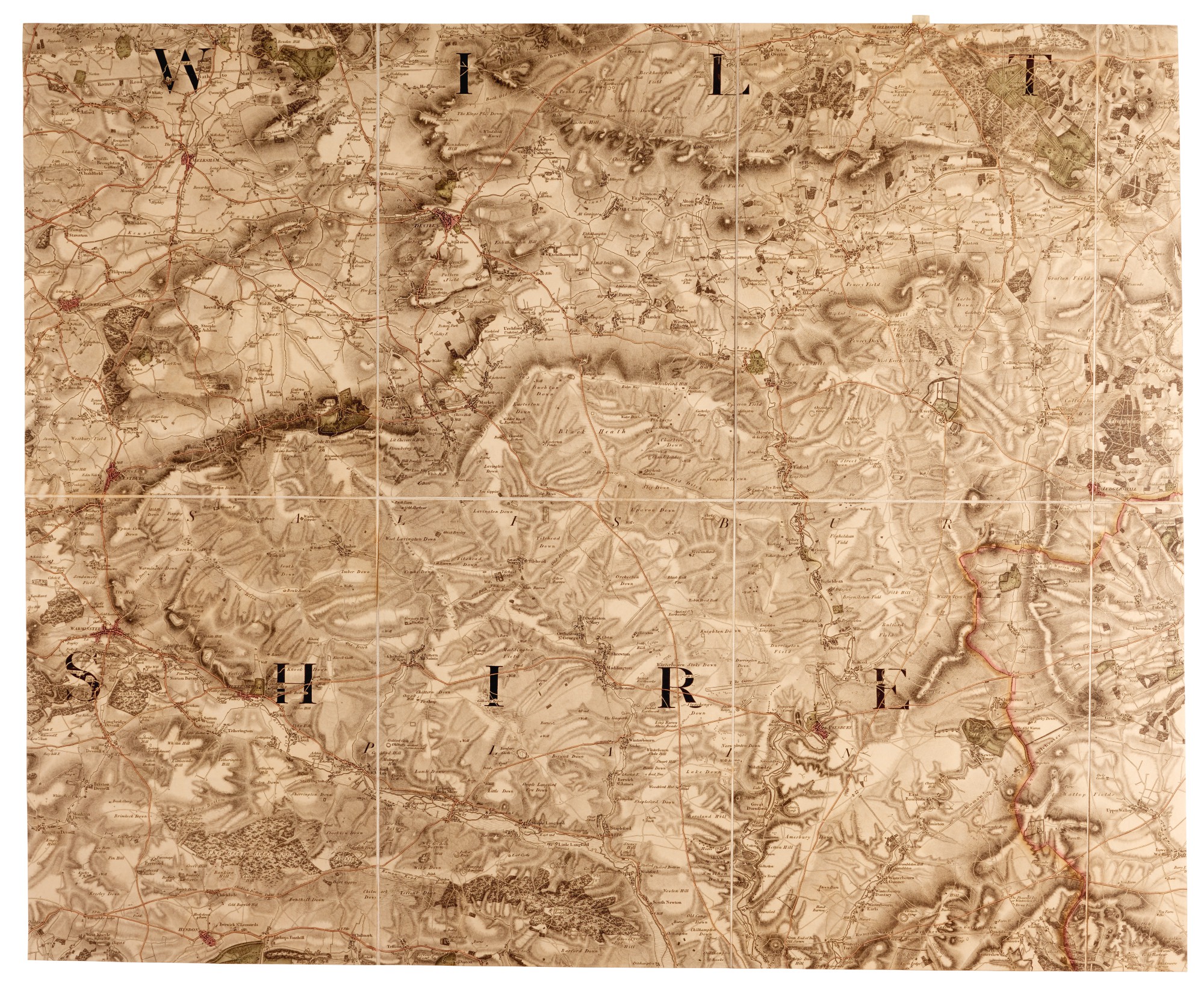Ordnance Survey 'One-inch Old Series map of England and Wales' series ...
