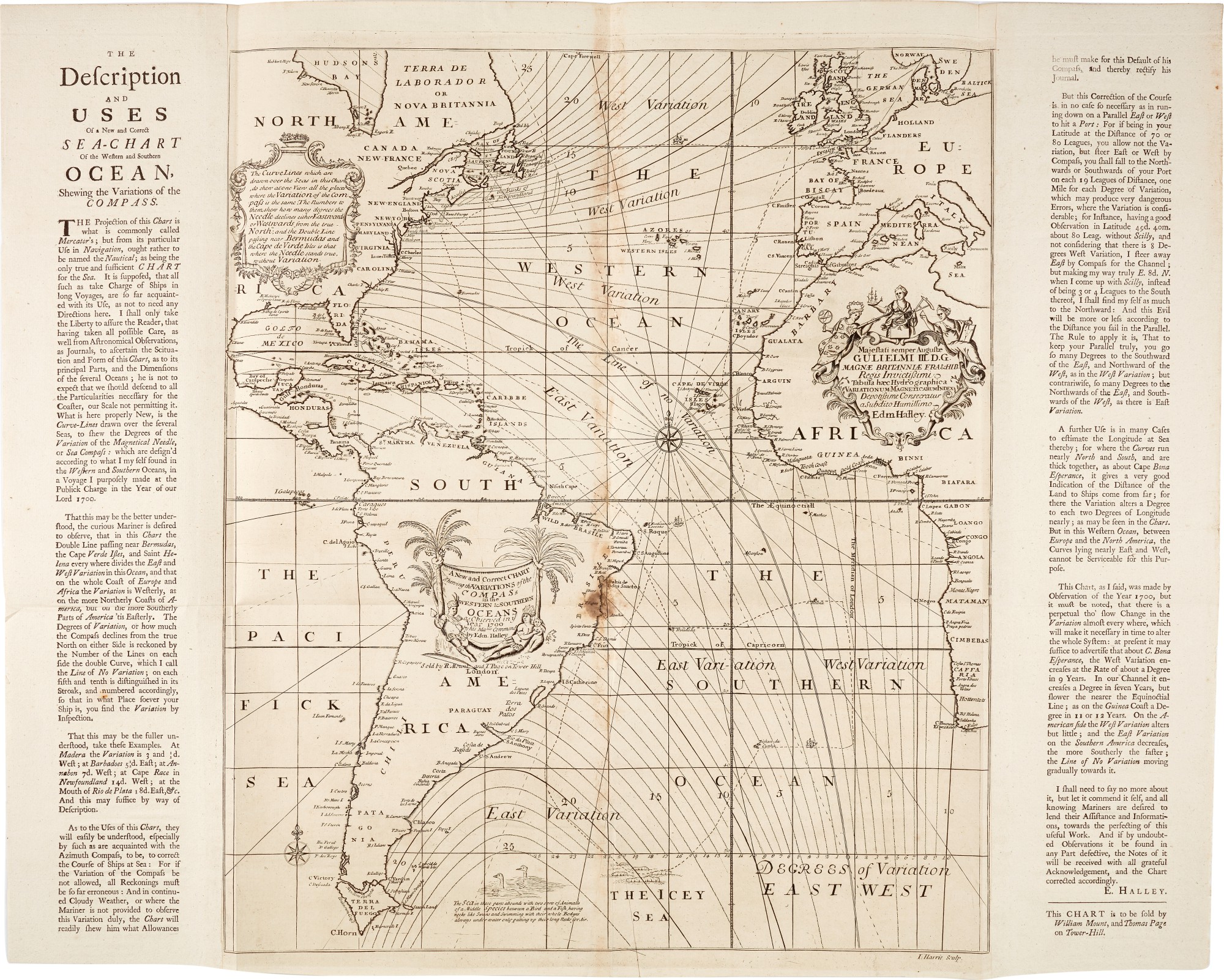 SEA CHARTS | The English Pilot. Parts 1-4, 4 volumes, 1743-1740-1750 ...