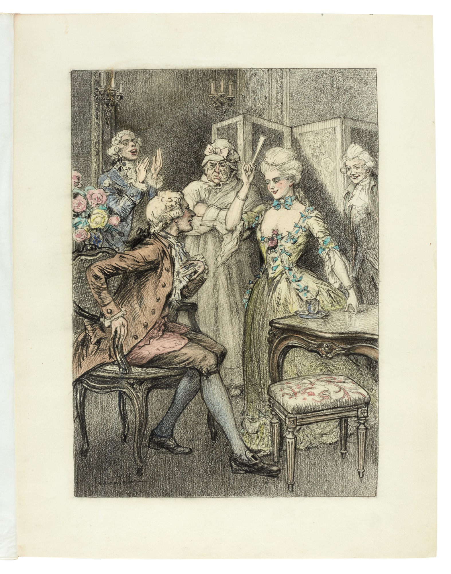 Diderot | Le Neveu de Rameau, Paris, 1929, 2 volumes, red morocco ...