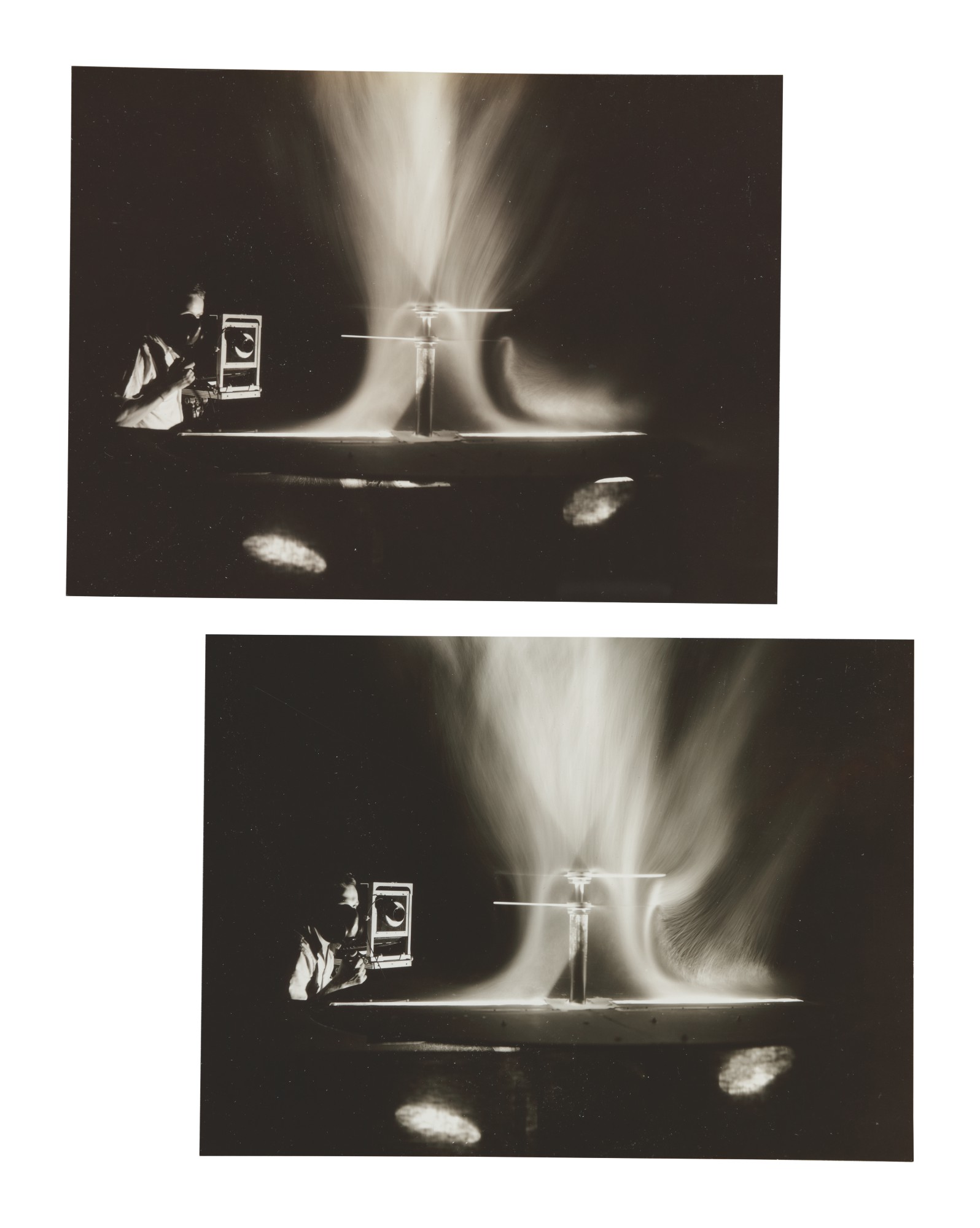 ALBUM OF VINTAGE PHOTOGRAPHS OF LANGLEY WIND TUNNEL TAKEN BY NASA ...