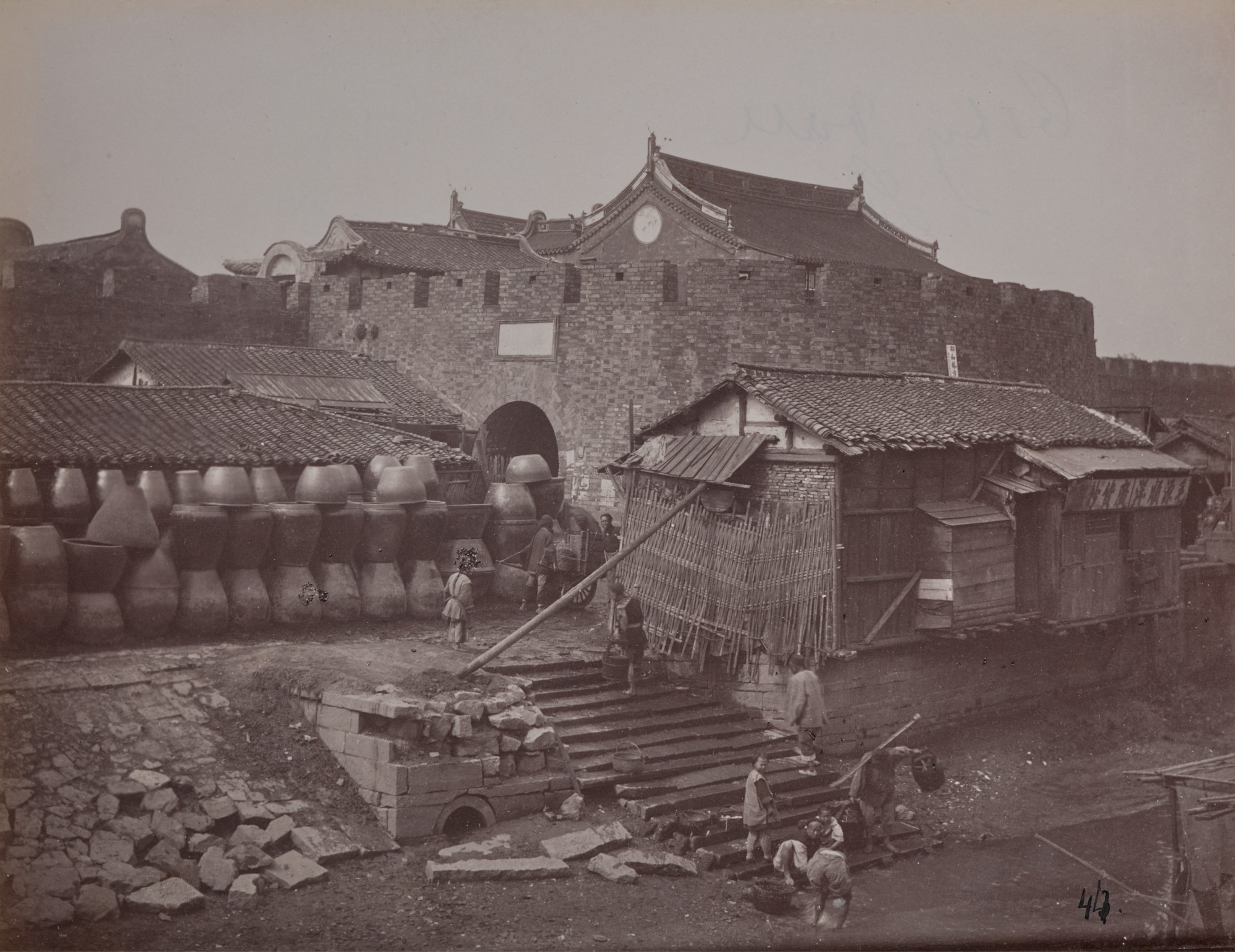 China | Collection of 50 photographs of Canton and Shanghai, circa ...