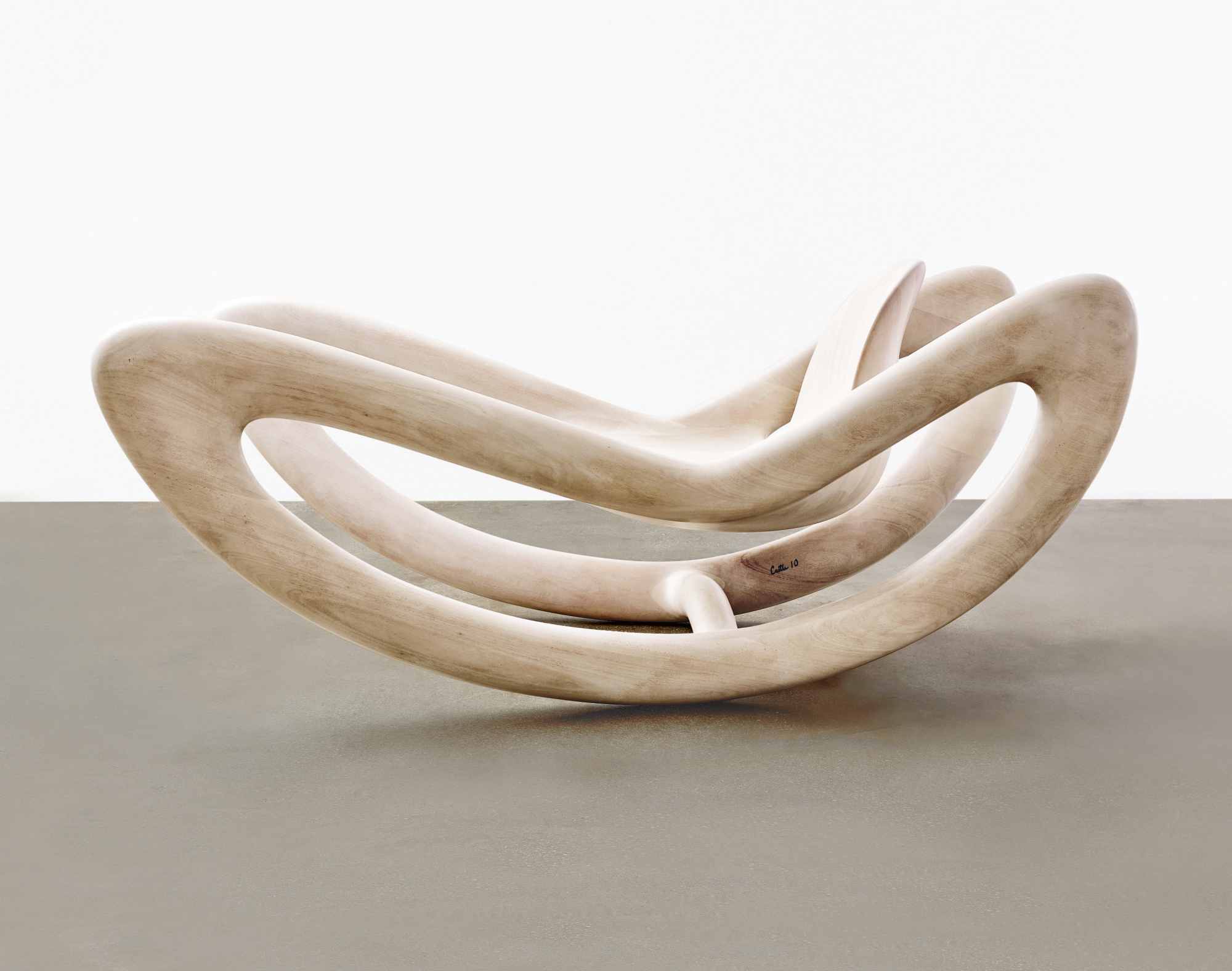 WENDELL CASTLE | UNIQUE "ANGEL HEART" ROCKING CHAIR | Important Design ...