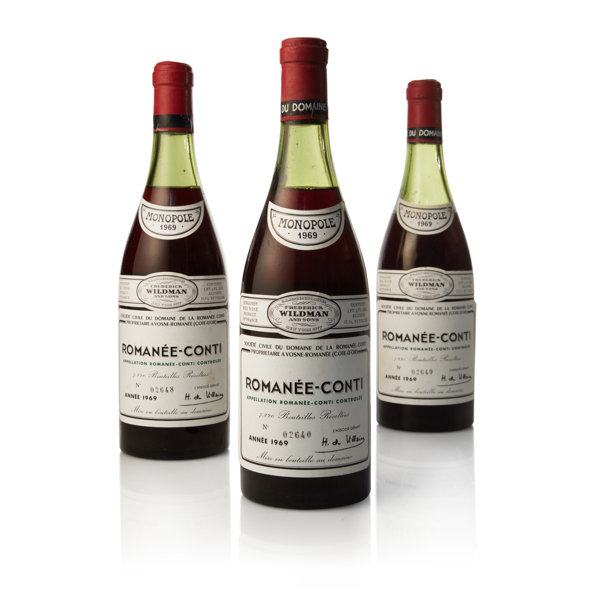 Romanée Conti 1969 Domaine de la Romanée-Conti (3 BT) | Finest and ...