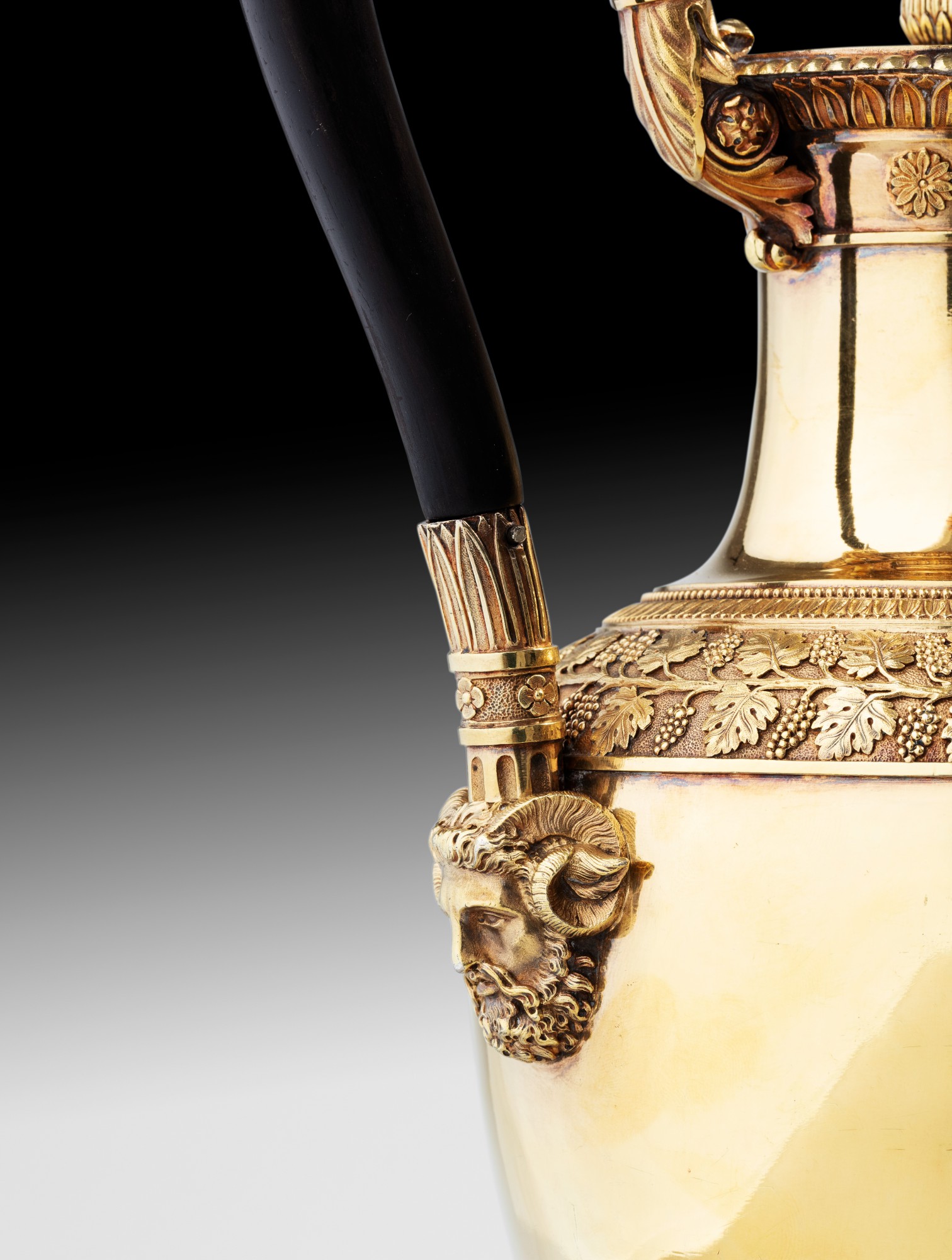 An important French silver-gilt coffee-pot with the arms of Madame Mère ...