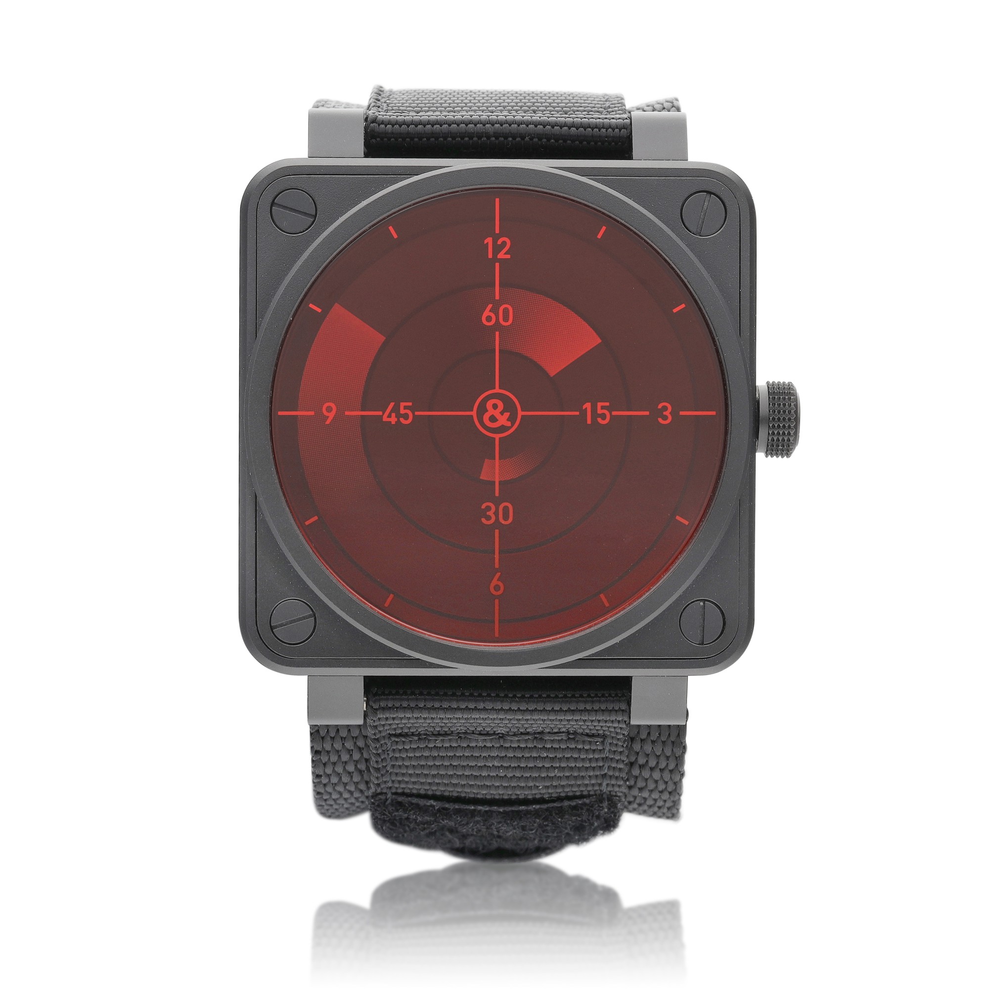 Red Radar, Reference BR01-92-SRR | A limited edition PVD-coated ...
