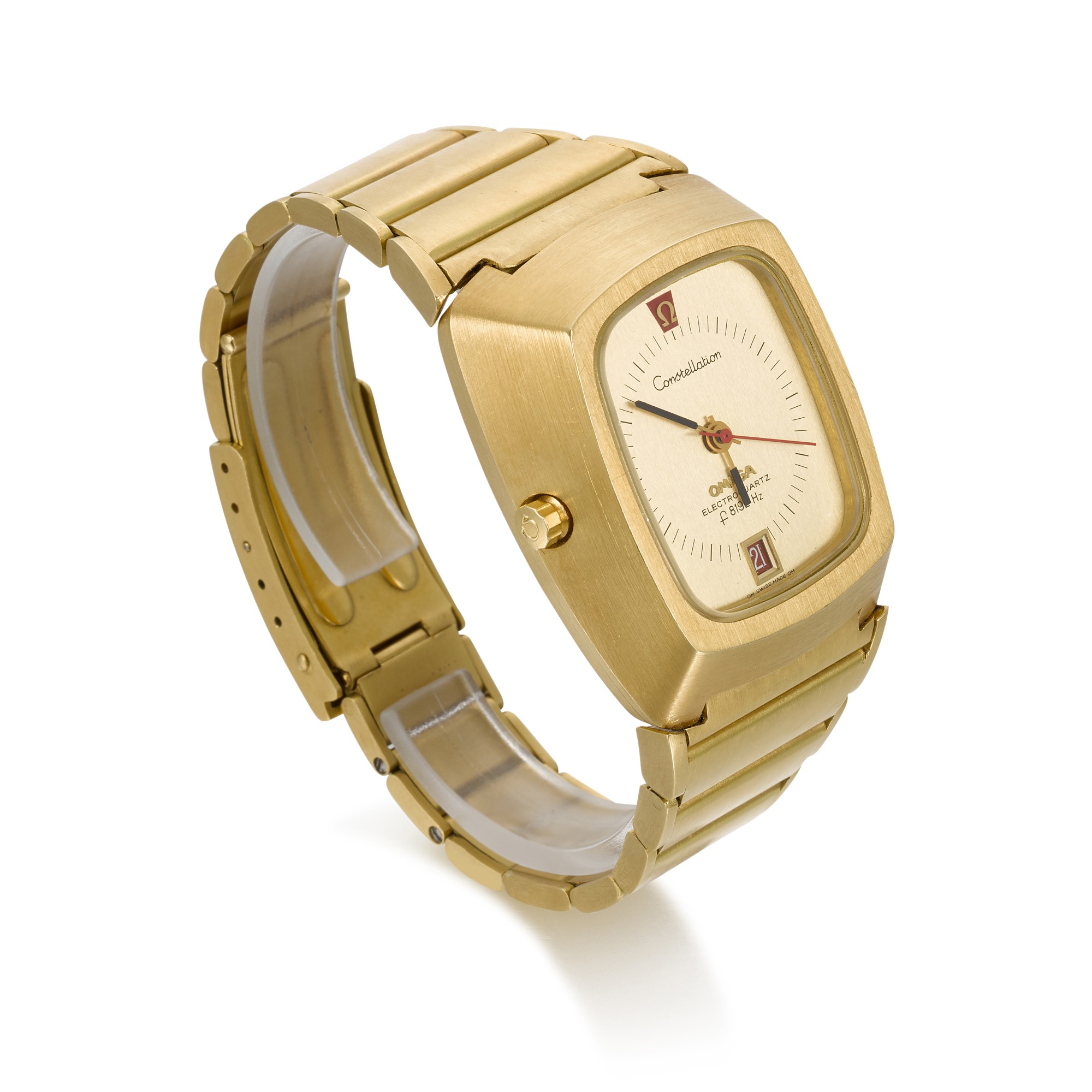 OMEGA | BETA 21 CONSTELLATION ELECTROQUARTZ F8192HZ BA 396 0802 YELLOW ...