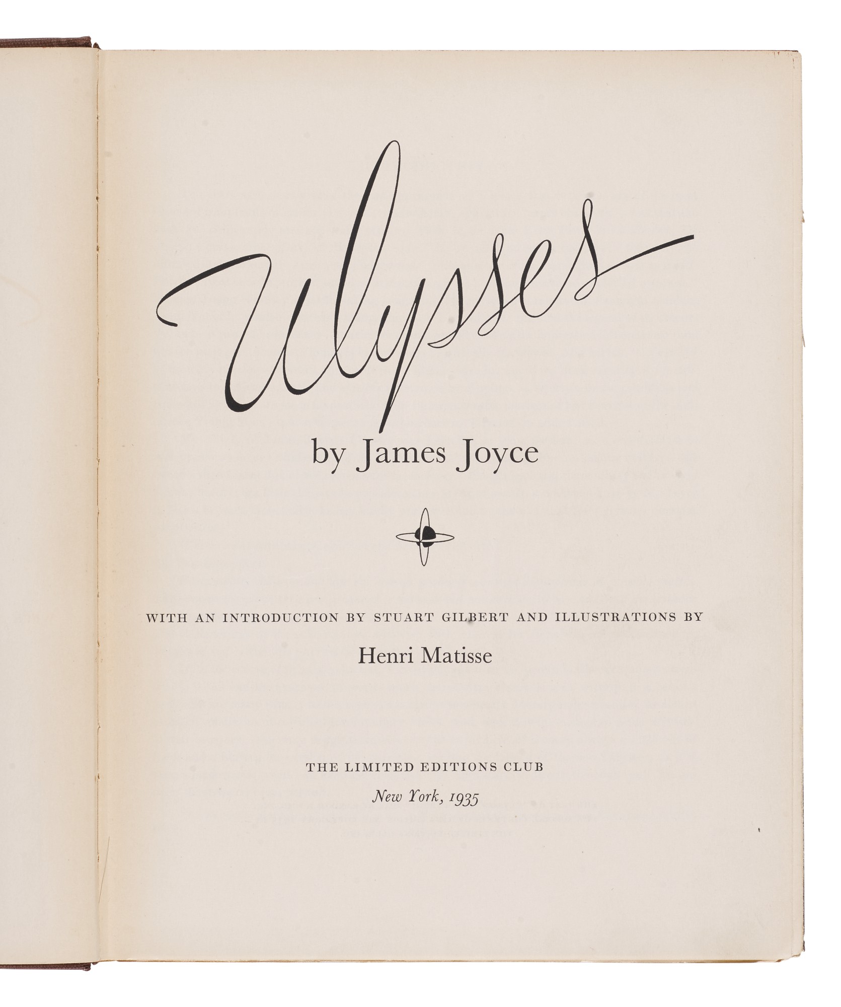 Joyce, James; and Henri Matisse | The LEC Ulysses signed by Joyce and ...