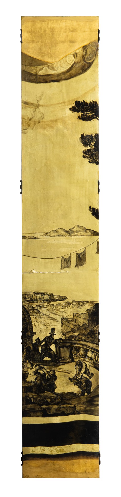 José María Sert (1874-1945) 'Vision de Naples' An eleven-leaf screen ...