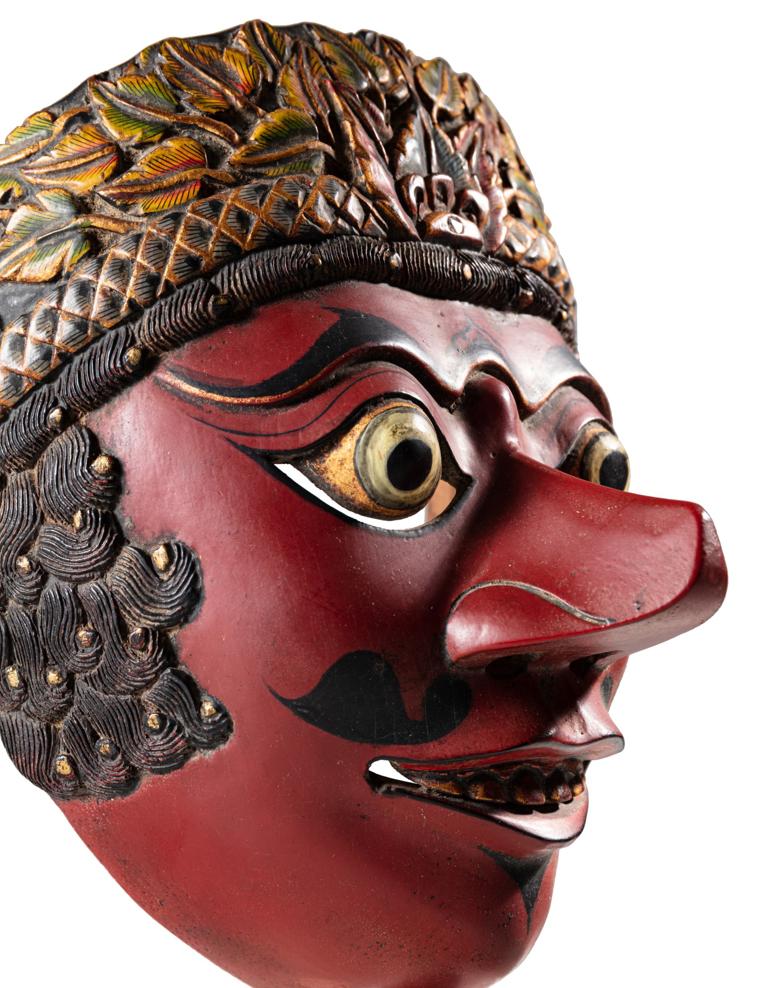 Masque topeng représentant Kelana, Yogyakarta, Java, Indonésie | Topeng ...