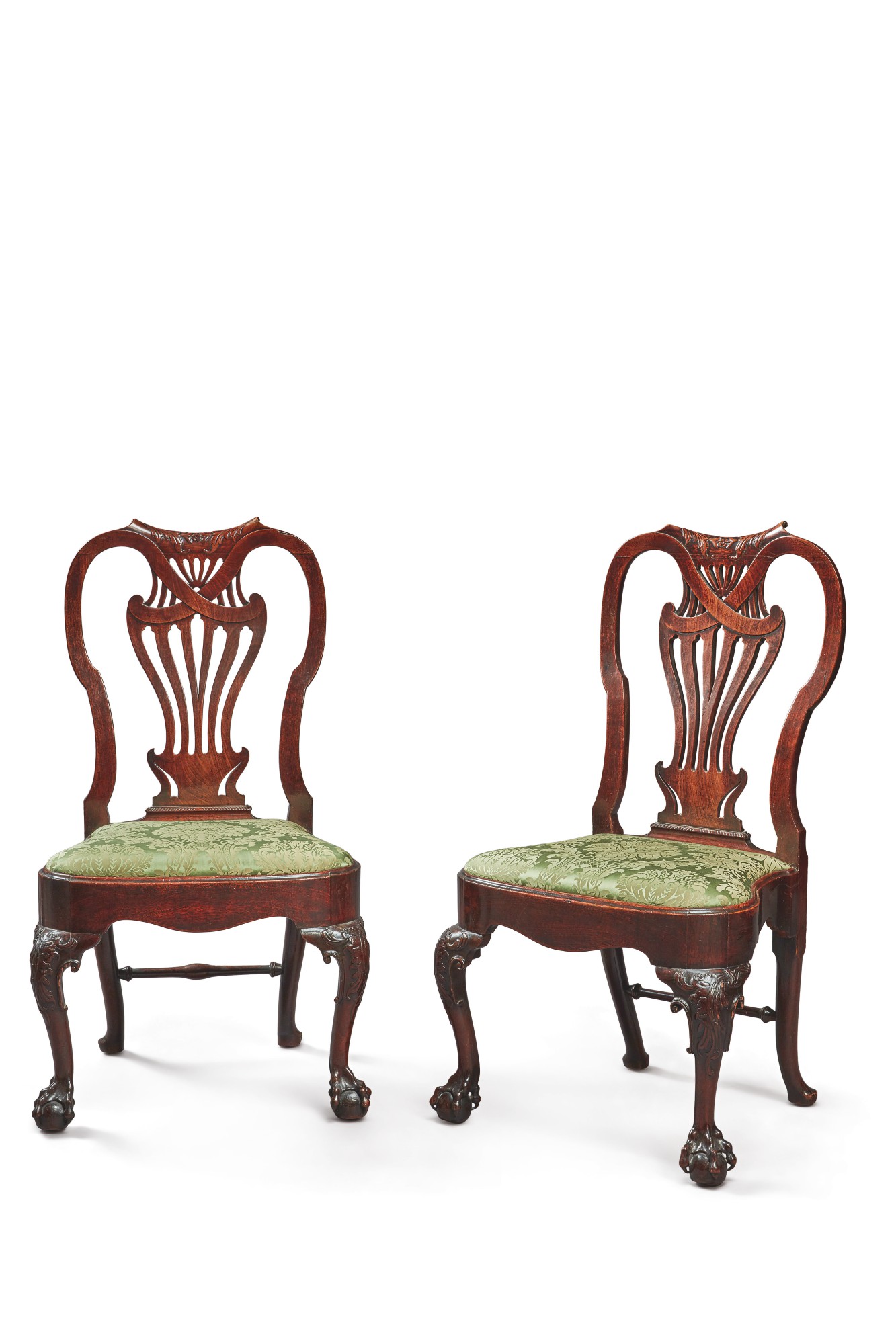 A PAIR OF GEORGE II CARVED MAHOGANY SIDE CHAIRS, CIRCA 1740 | Style ...