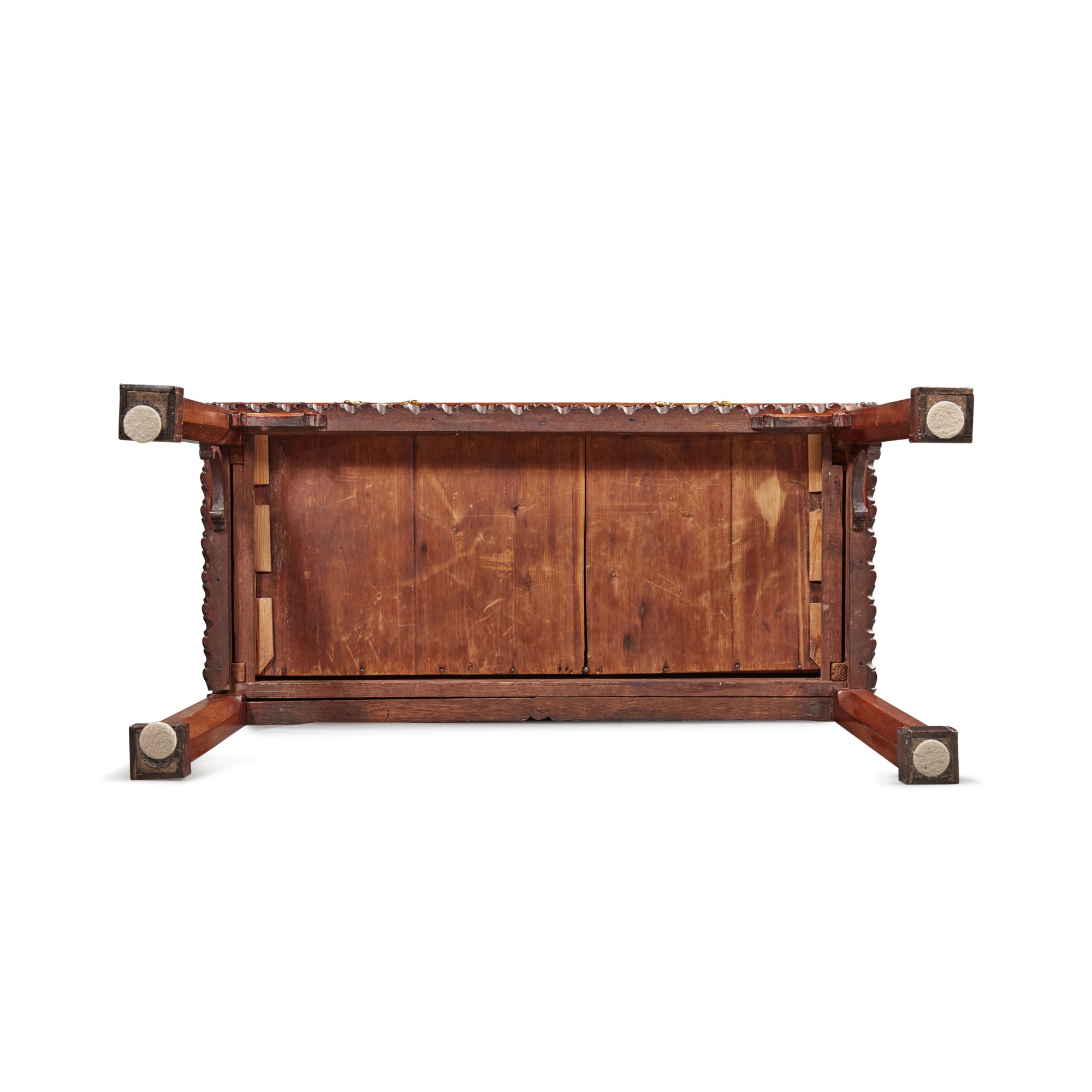 Very Fine and Rare Chippendale Carved and Figured Mahogany Games Table ...