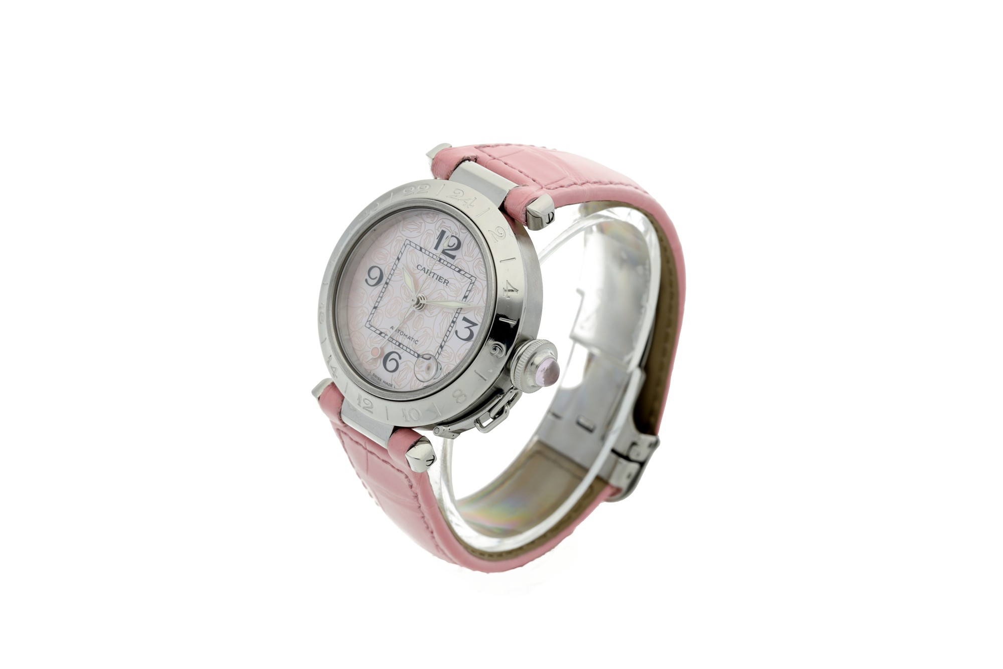 CARTIER | REFERENCE 2377 PASHA DE CARTIER, A STAINLESS STEEL AUTOMATIC ...