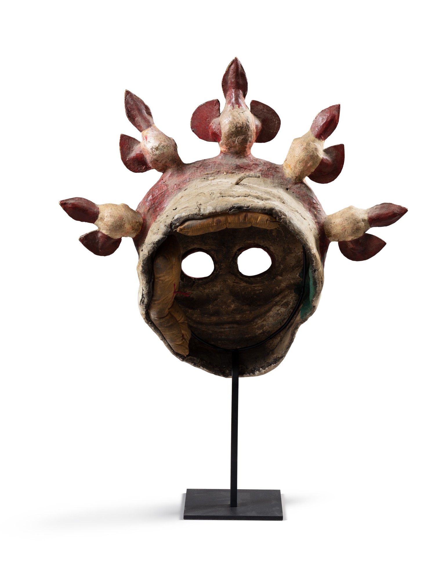 A paper mache and polychrome Citipati skull mask Tibet, 17th-19th | 西藏 ...