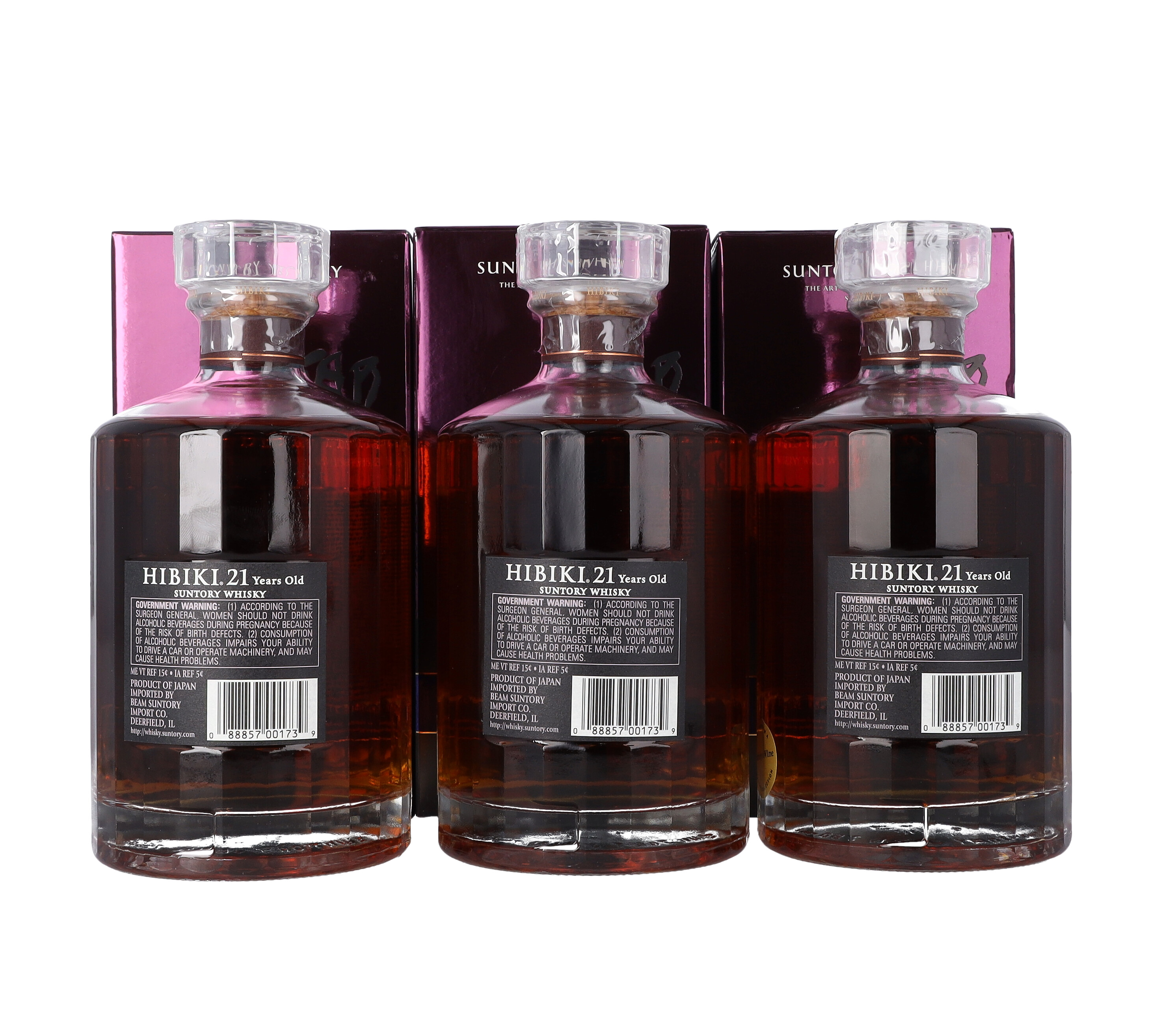 Hibiki 21 Year Old 43.0 abv NV (3 BT75) | Whisky + Moutai | Asian ...