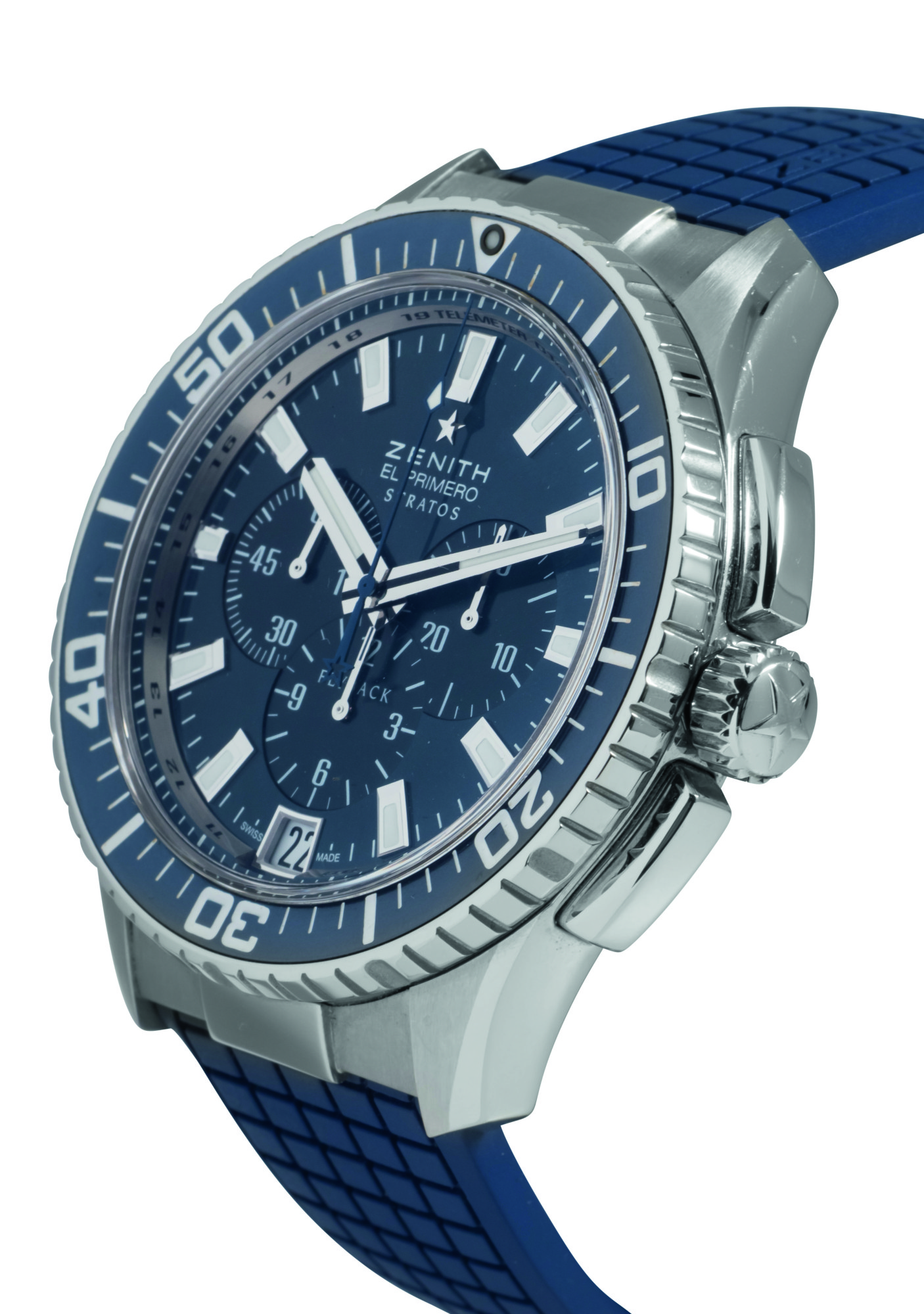 ZENITH | EL PRIMERO STRATOS, REF 03.2067.405 STAINLESS STEEL FLYBACK ...