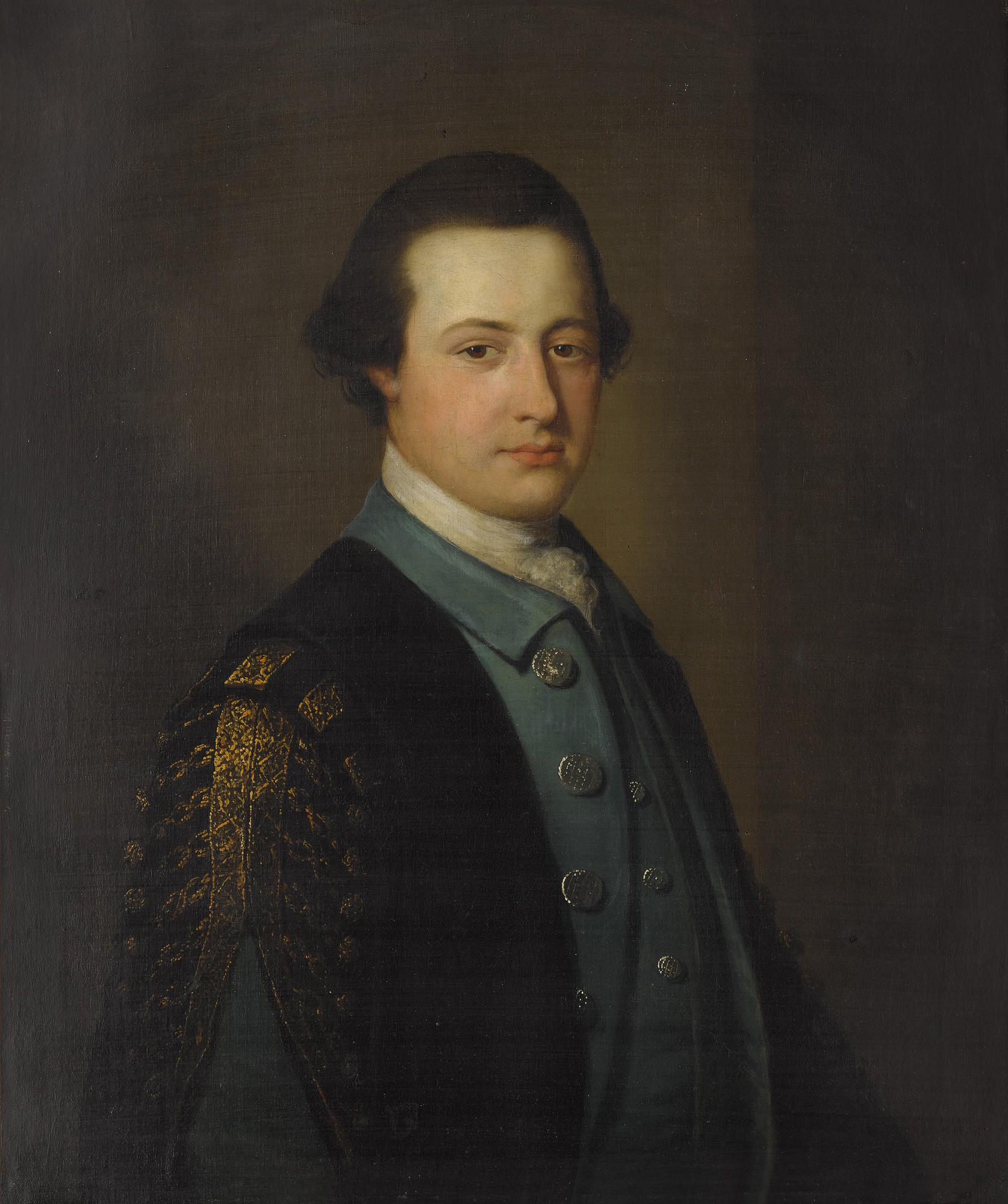 Portrait of a man, said to be Mr. Barnaby, half-length | Master ...