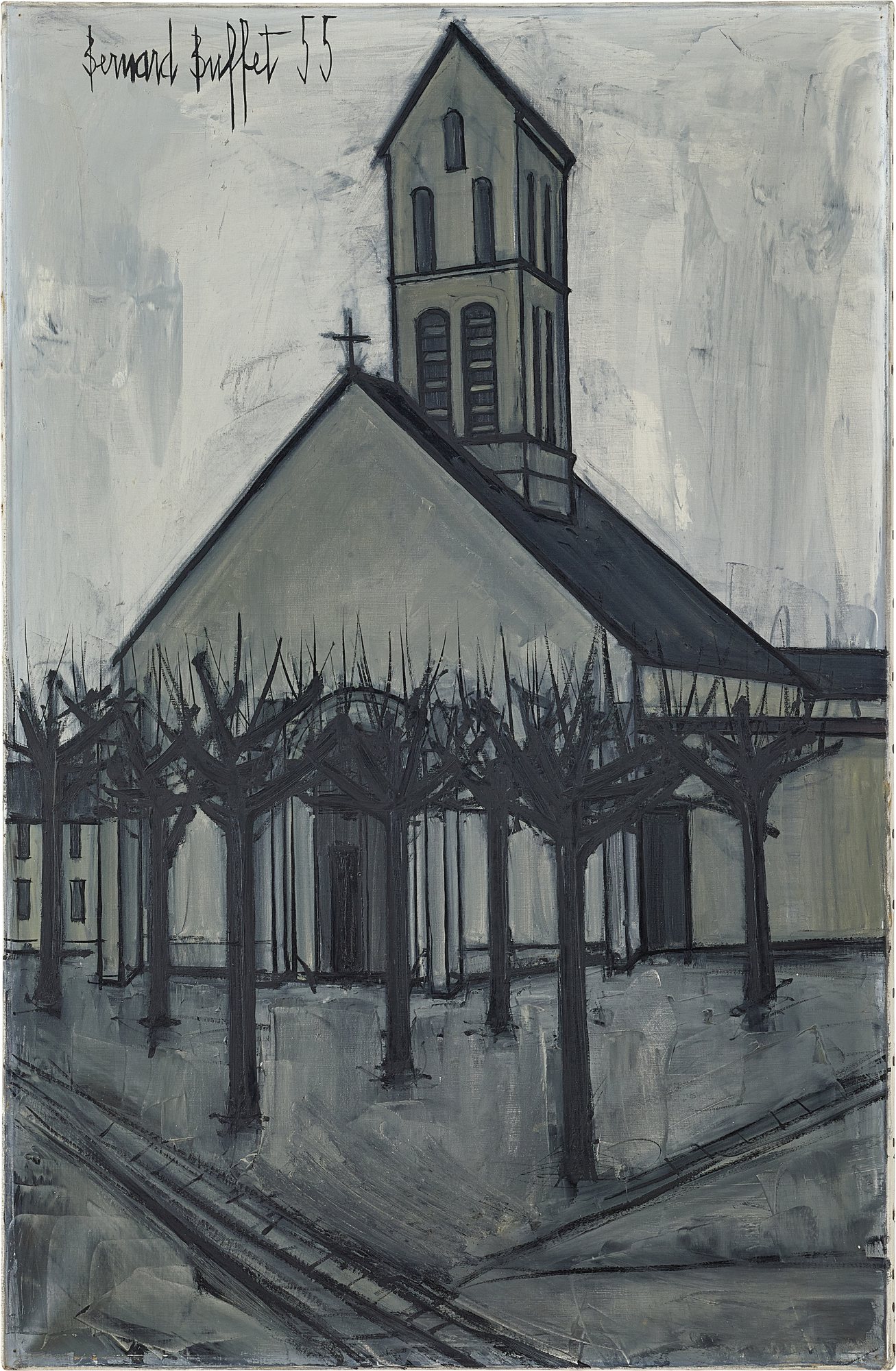 Bernard Buffet 貝爾納・布菲 | Petite église 教堂 | Modern Discoveries ...
