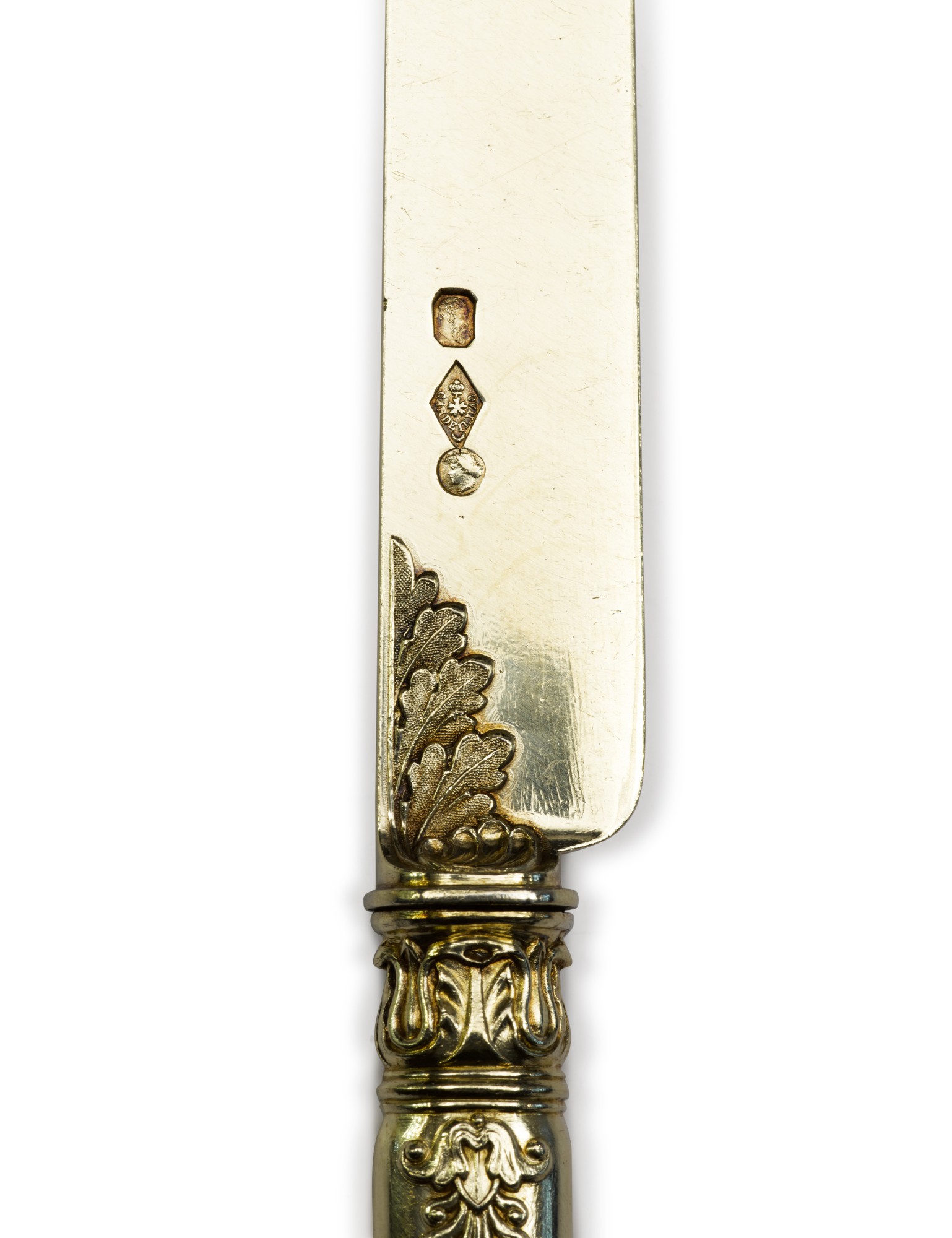 A French Silver-Gilt Dessert Flatware Service, Charles-Salomon Mahler ...