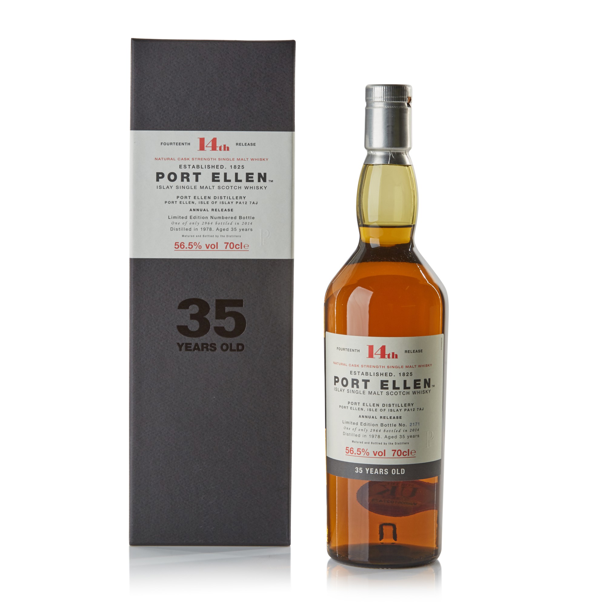 Port Ellen Fourteenth Annual Release 35 Year Old 56.5 abv 1978 ...