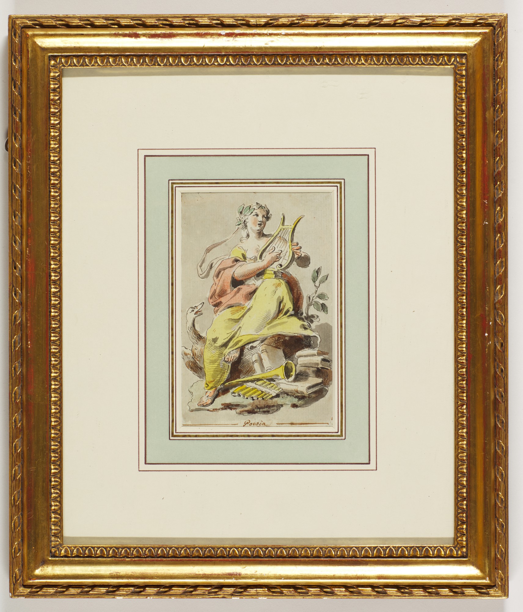 PIETRO DE ANGELIS | Four allegorical figures: Medicina, Poesia ...