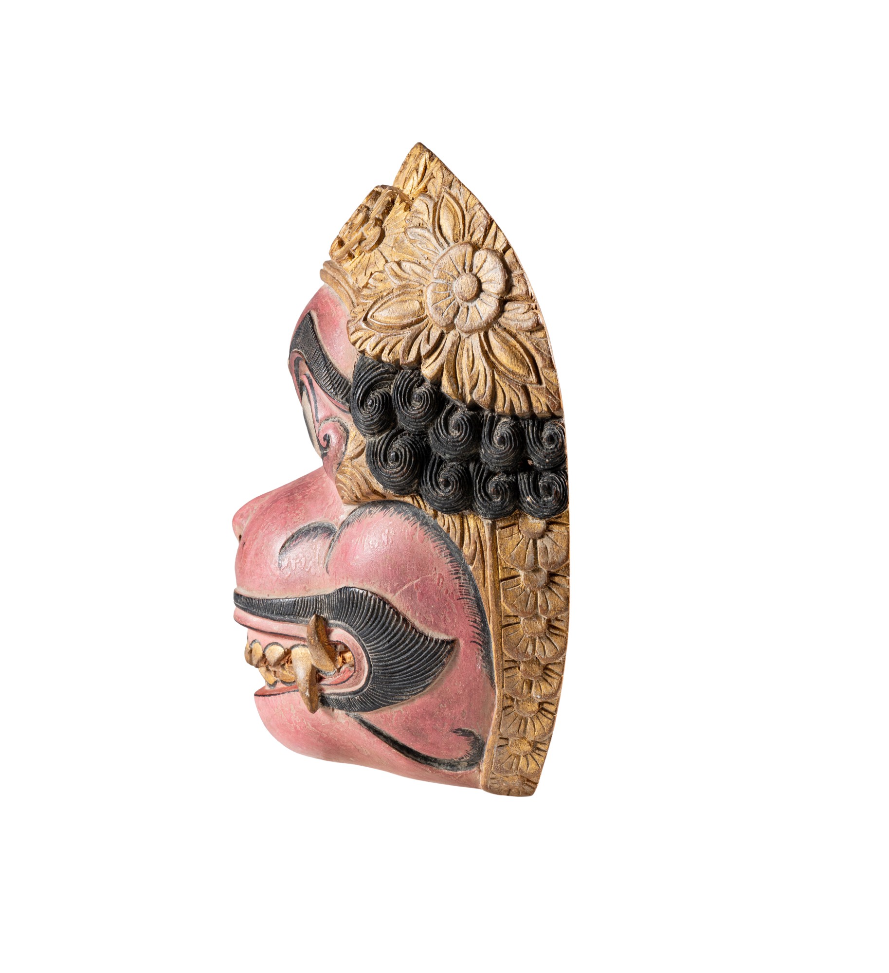 Masque topeng représentant Hanuman, Java, Indonésie | Topeng mask ...