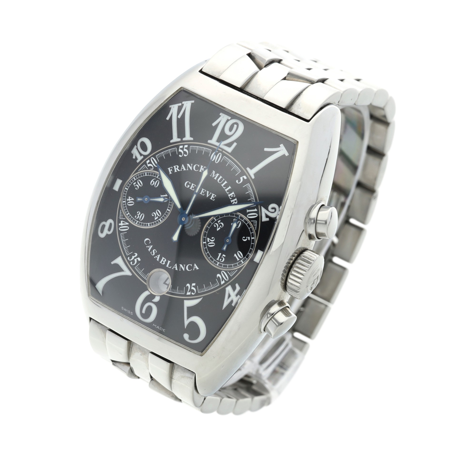 Reference 8885 C CC DT Casablanca A stainless steel tonneau shaped ...