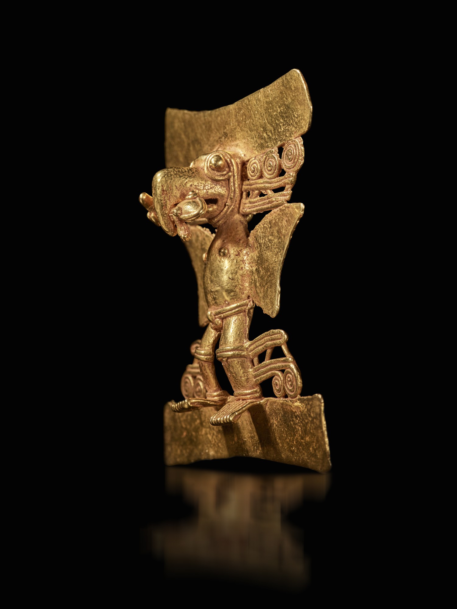 Diquís Gold Avian-Headed Pendant with Frog, circa AD 800 - 1500 | Art ...