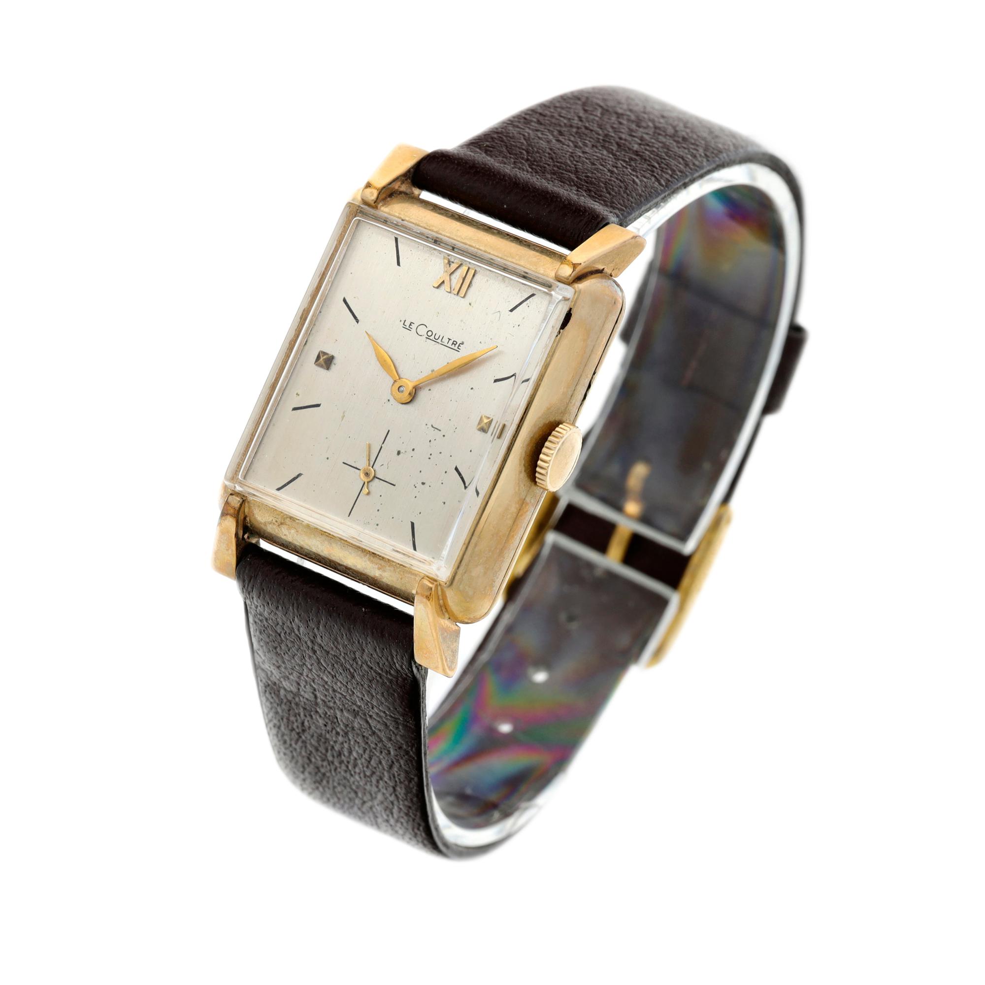 A set of two yellow gold rectangular watches, Circa 1960 | Fine Watches ...