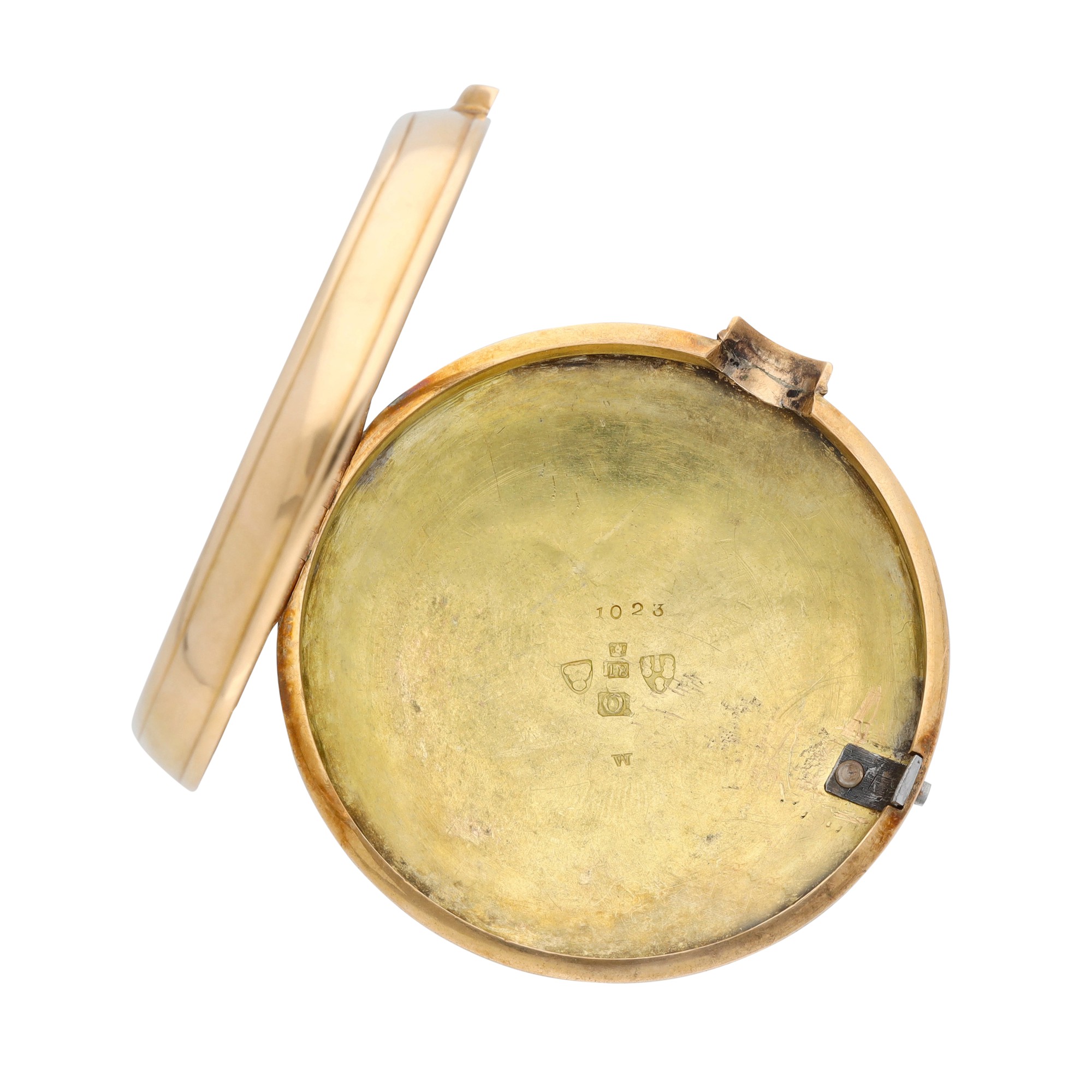 Robert Roskell No. 22120 A gold pair cased rack lever watch with stop ...