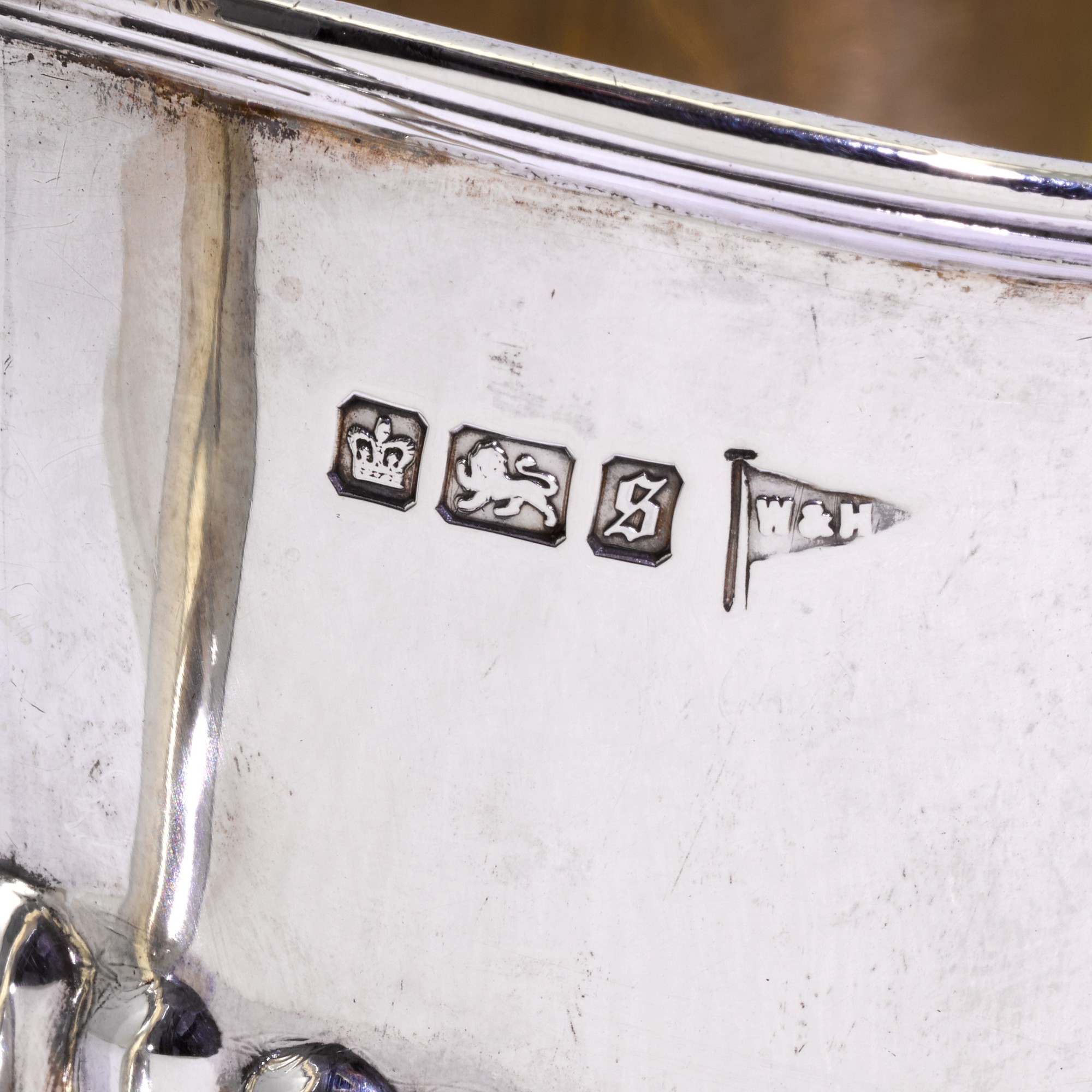 A six piece silver tea service , William Adams Ltd., Birmingham, 1933/ ...