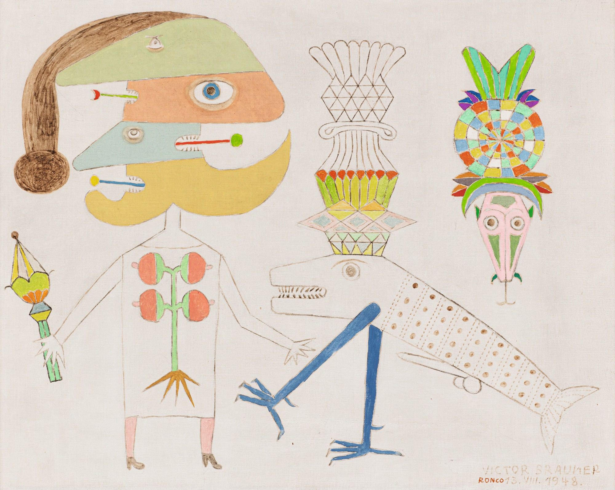 VICTOR BRAUNER | POISSON D’HONNEUR | Art Impressionniste et Moderne ...