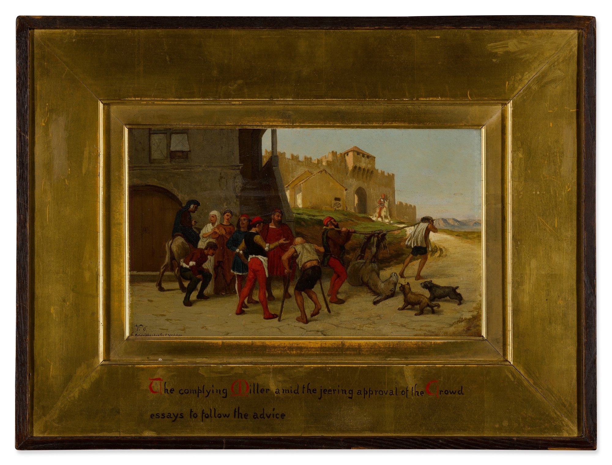 The Fable of the Miller, His Son and the Donkey: a Set of Nine ...