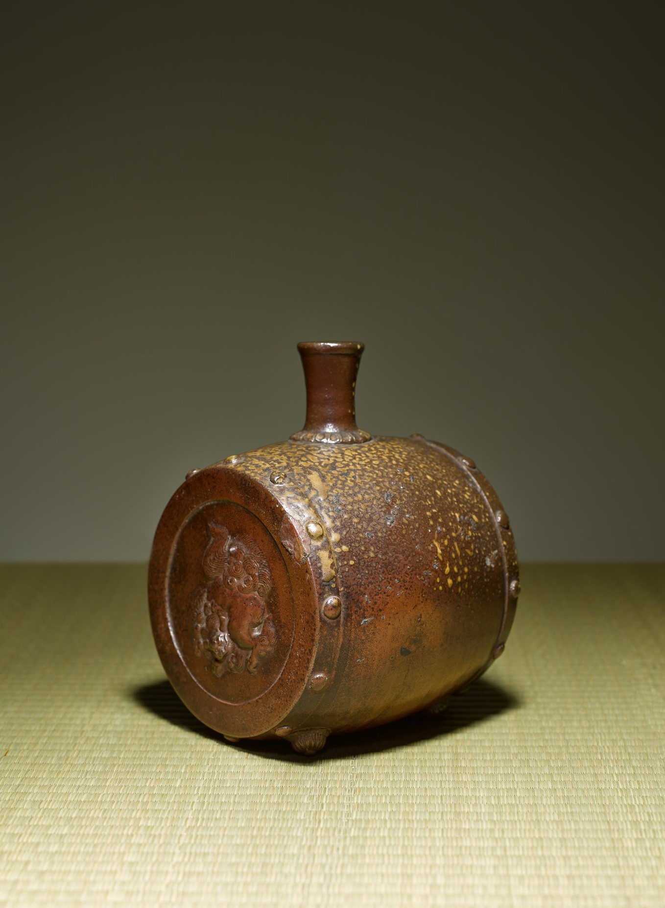 A fine Bizen ware sake flask | Edo period, 17th century | Japanese ...