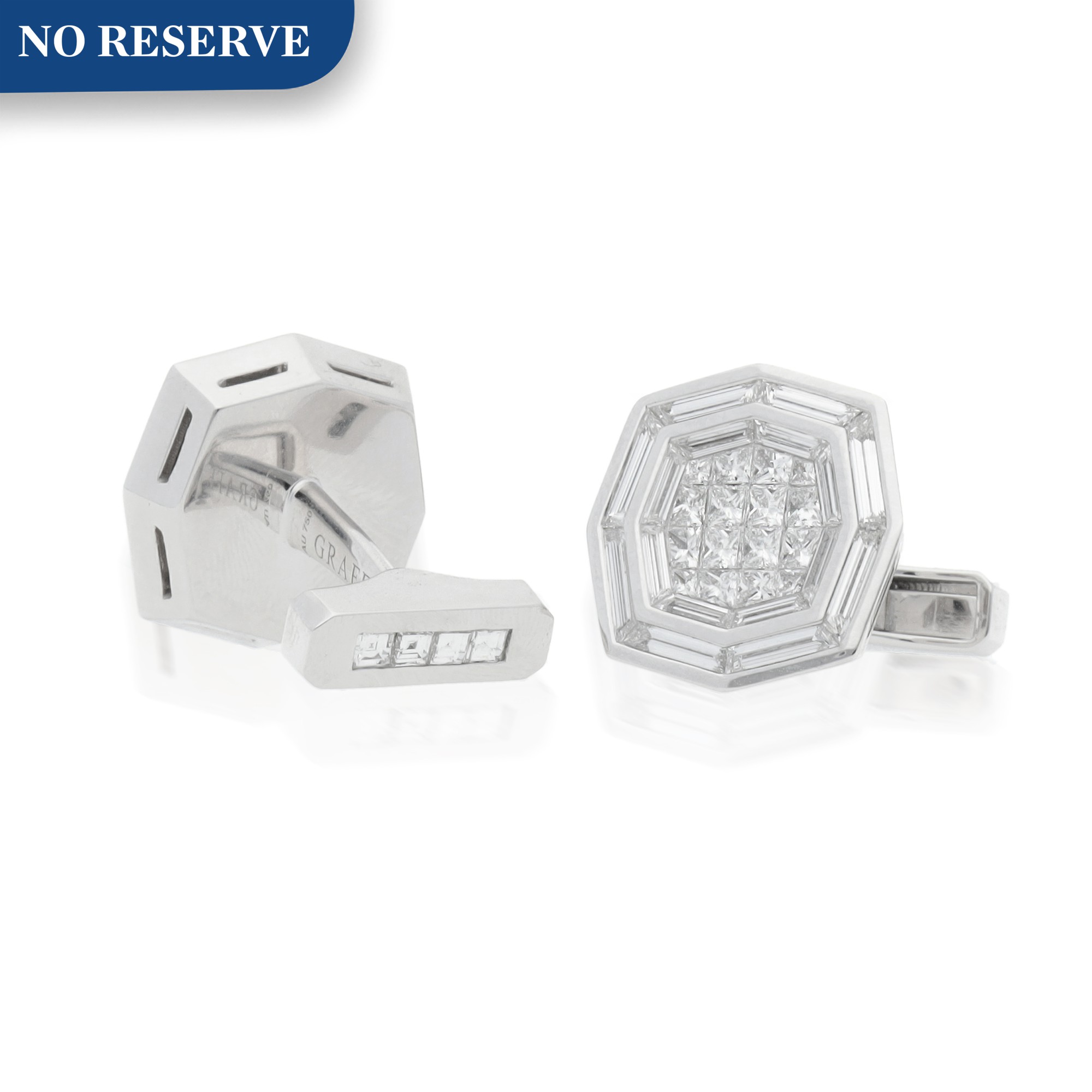 PAIR OF DIAMOND CUFFLINKS | Graff: Elegance and Opulence | 2020 | Sotheby's