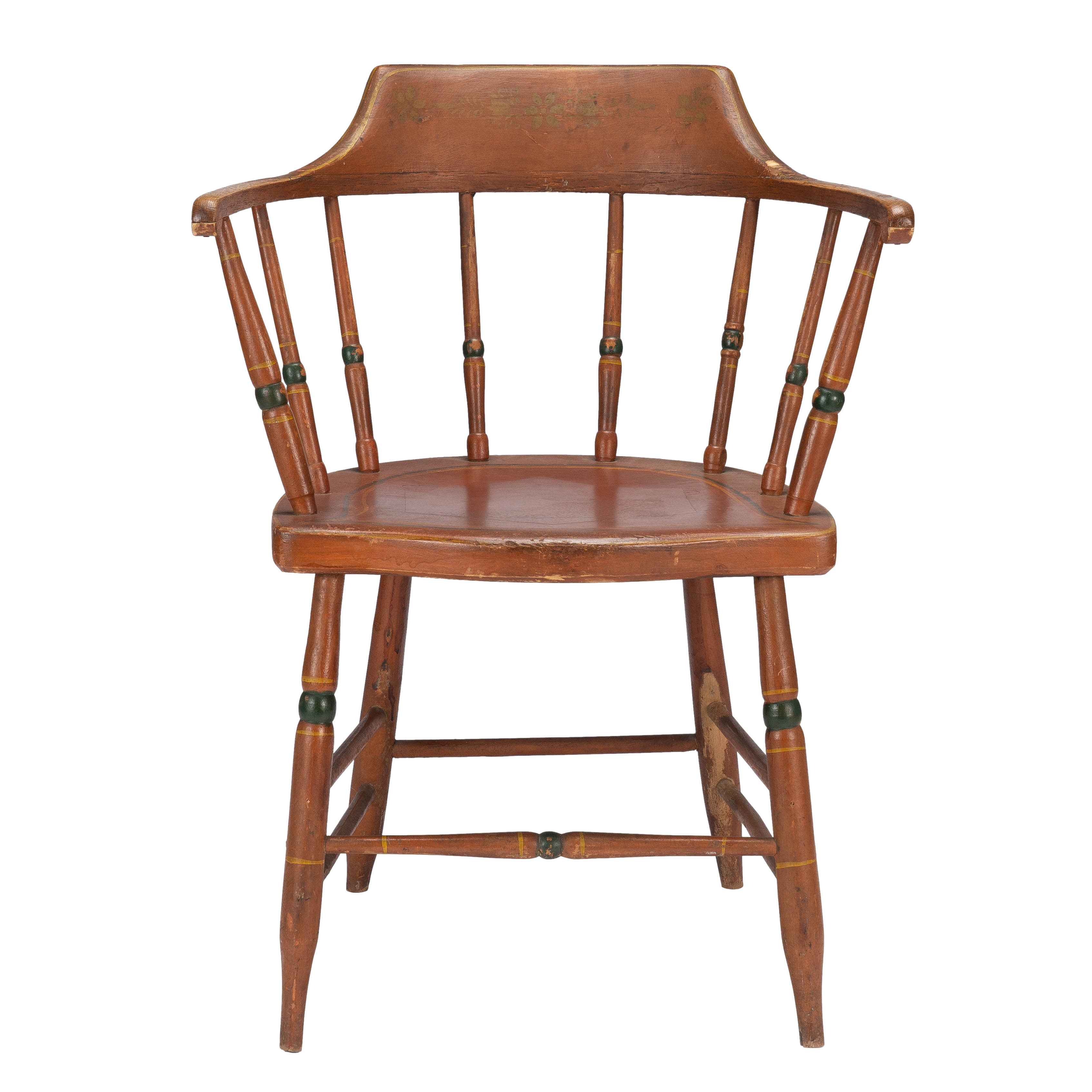Antique American Sheraton Painted Windsor Chair Available For Immediate ...