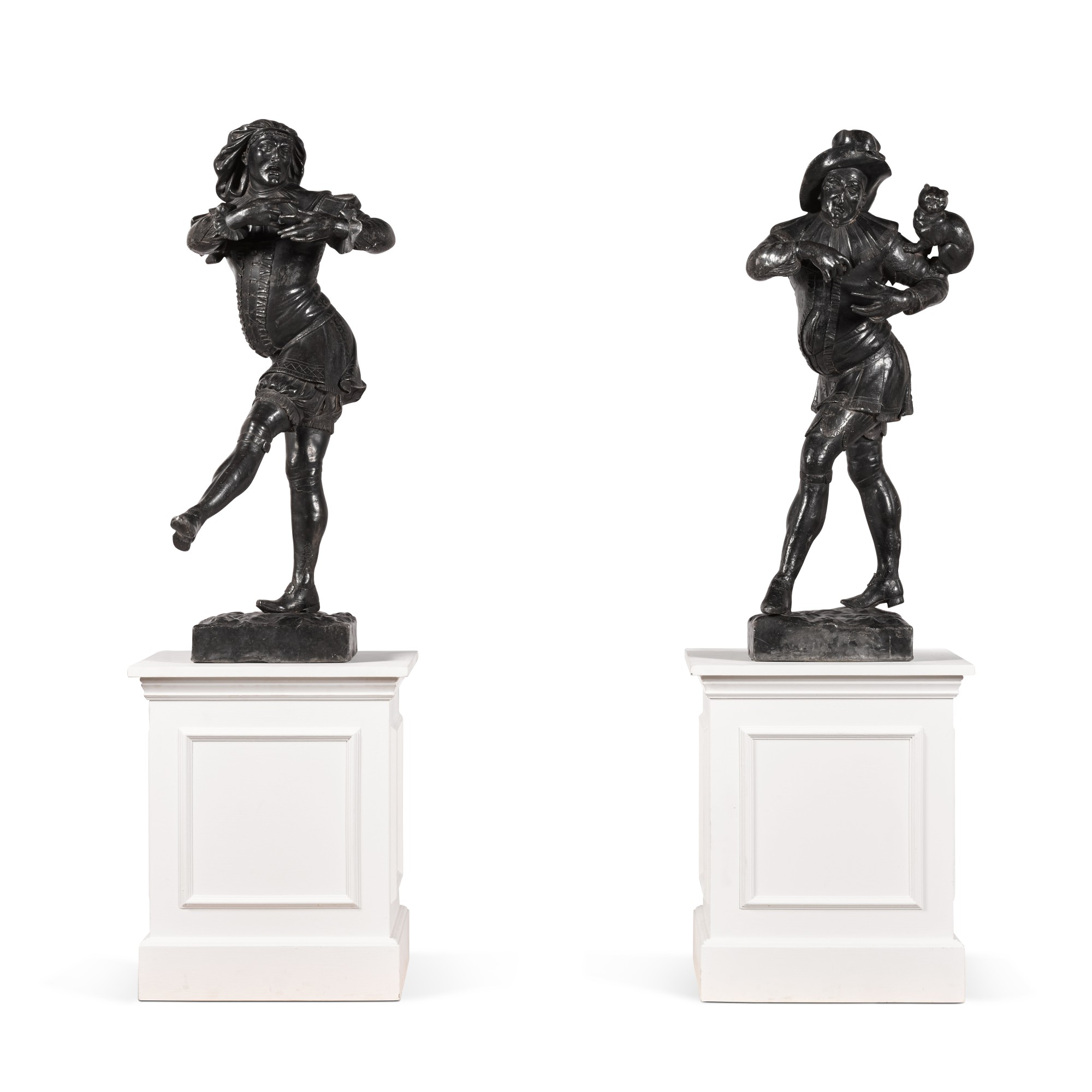 Attributed to John Cheere, 1709-1787 | Pair of Figures of Scaramouche ...