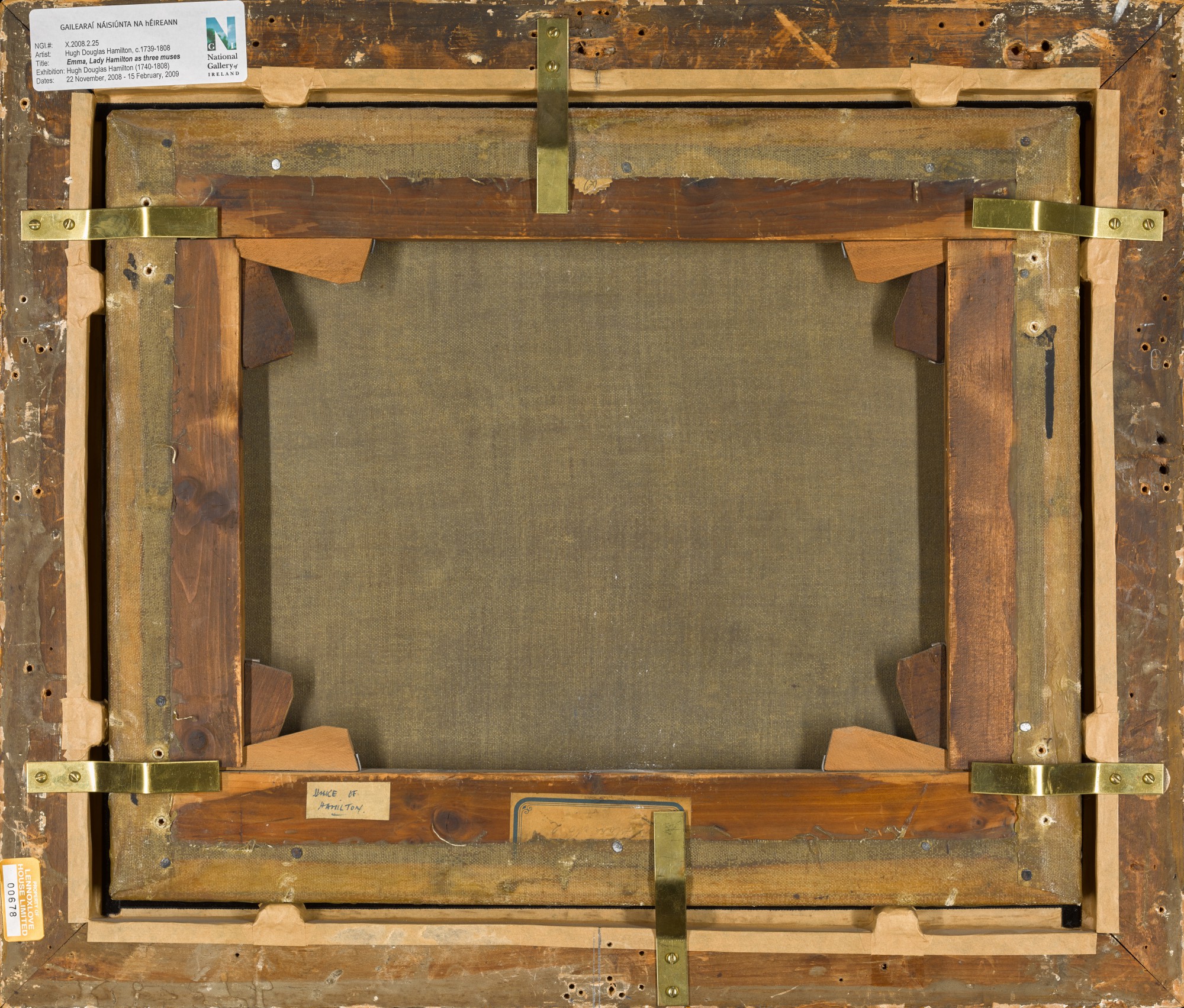 Triple portrait of Emma, Lady Hamilton (1765–1815), as the three Muses ...