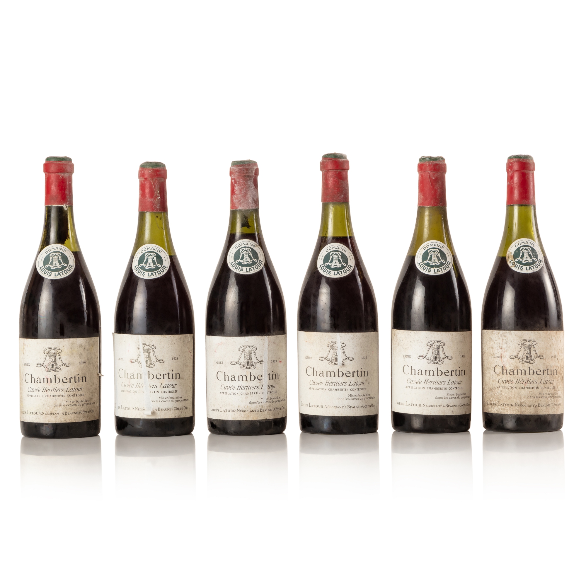 Chambertin, Cuvée Heritiers Latour 1929 Louis Latour (6 BT) | Cellar ...